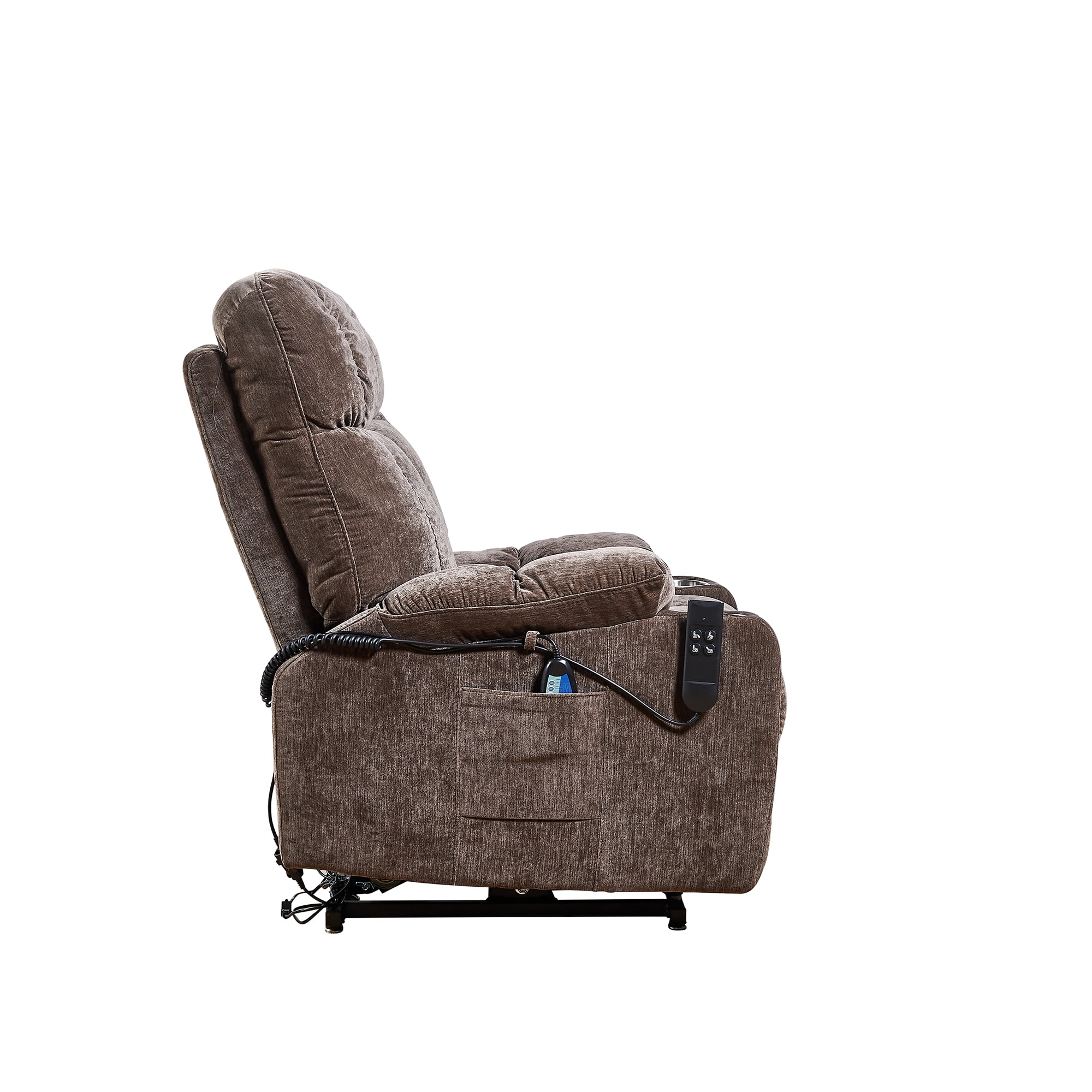 JIELARHUA Dual OKIN Motor Electric Reclining Lift Chair for Elderly ...