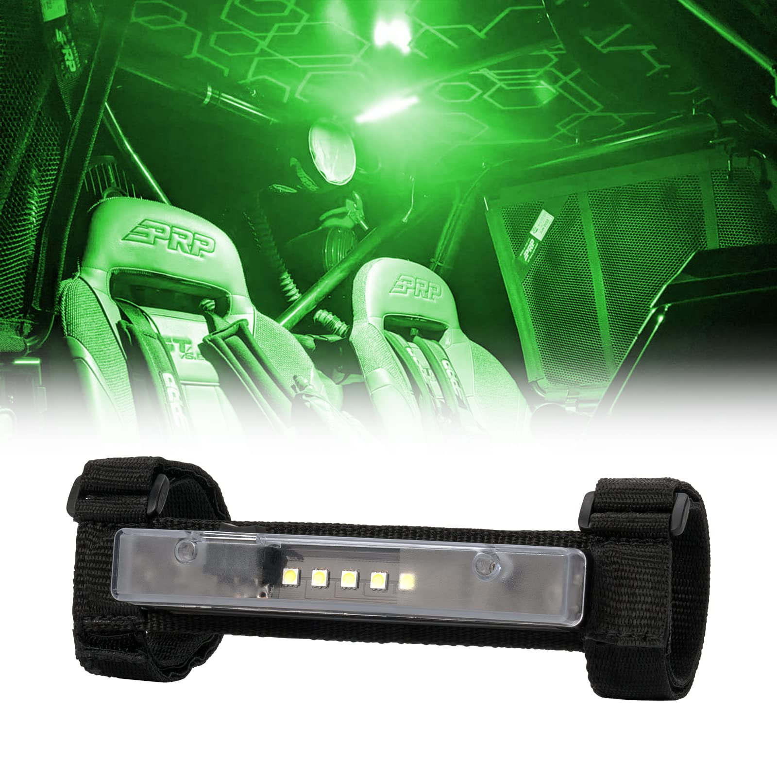 JIEPENG UTV Interior Light MMF7 Universal Roll Bar Mount UTV Dome Light ...