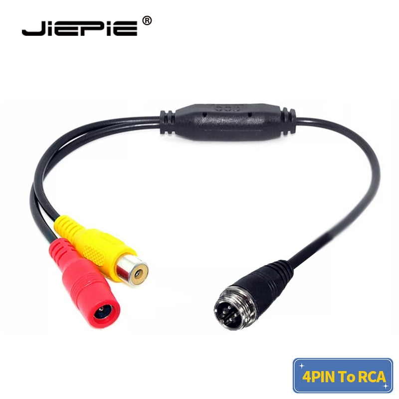 JIEPIE M12 Aviation Head 4Pin Male To RCA/DC Female 4 Pin to RCA ...