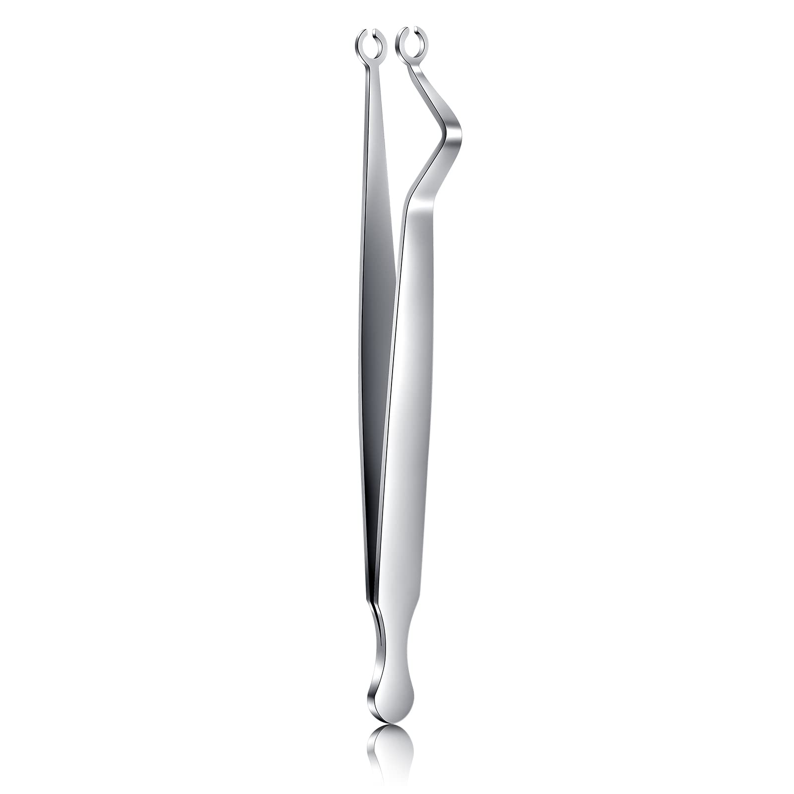 JIESIBAO Ear Piercing Forceps Cartilage Helix Tragus Piercing Pliers ...