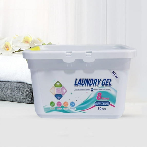 JIETI 5 In 1 Laundry Pods,Laundry Gel,5-In-1 Scent Boost Pods,Five-In-One Laundrys Capsule Stain ...