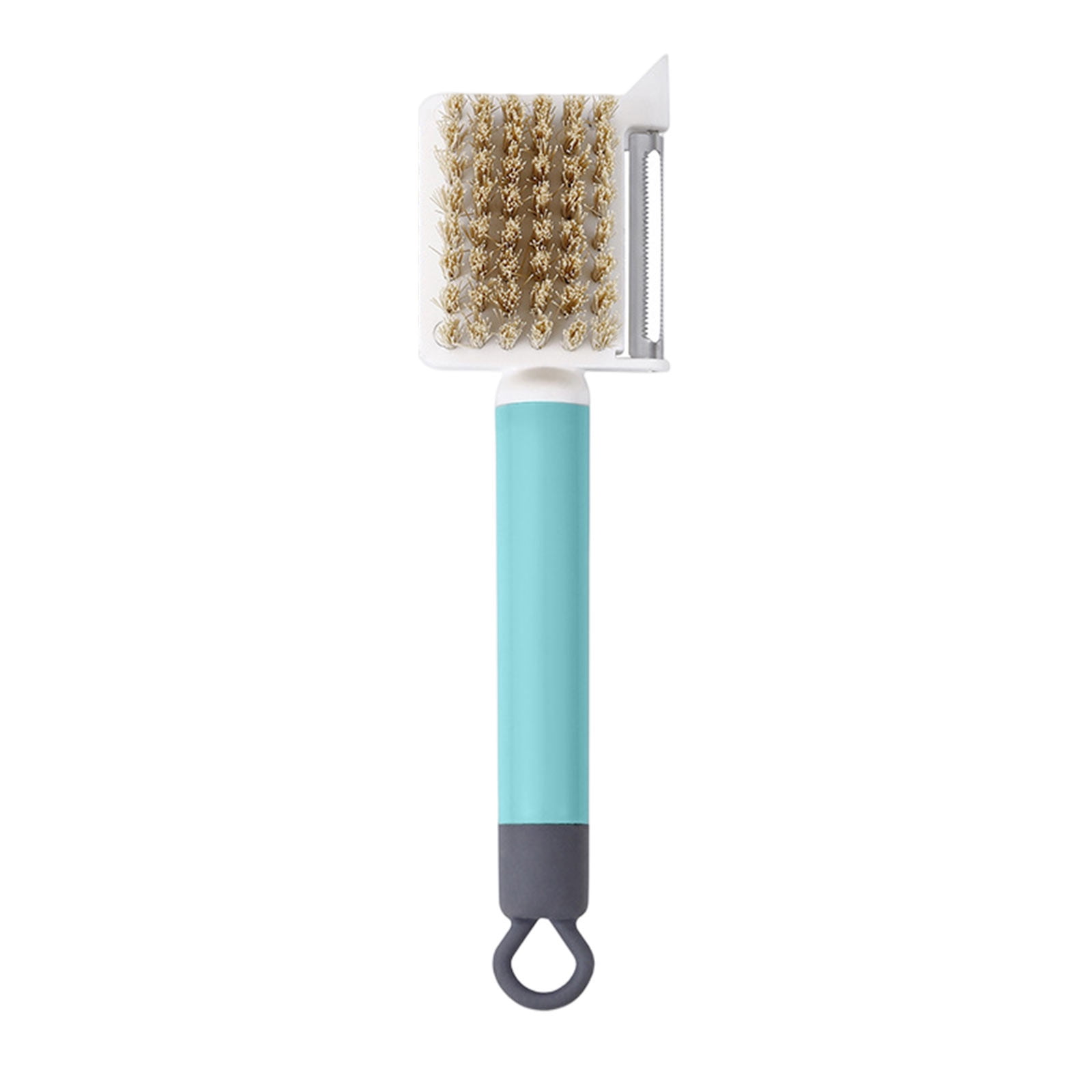 JIEU 3-in-1 Stainless Steel Vegetable Brush Multi-Purpose Potato ...