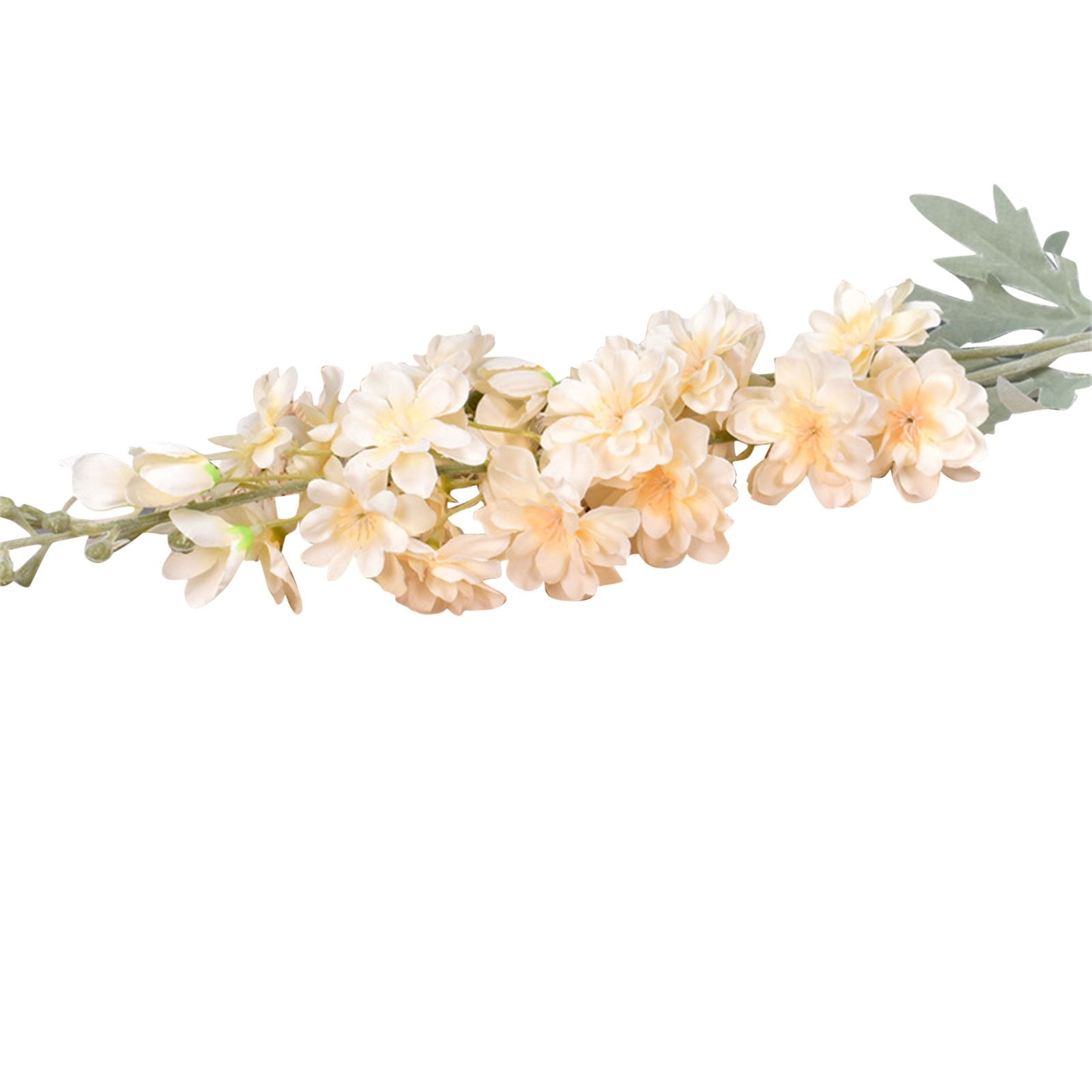 JIEU Artificial Larkspur Flowers Long Stem Ajacis Floral Stems for Vase ...