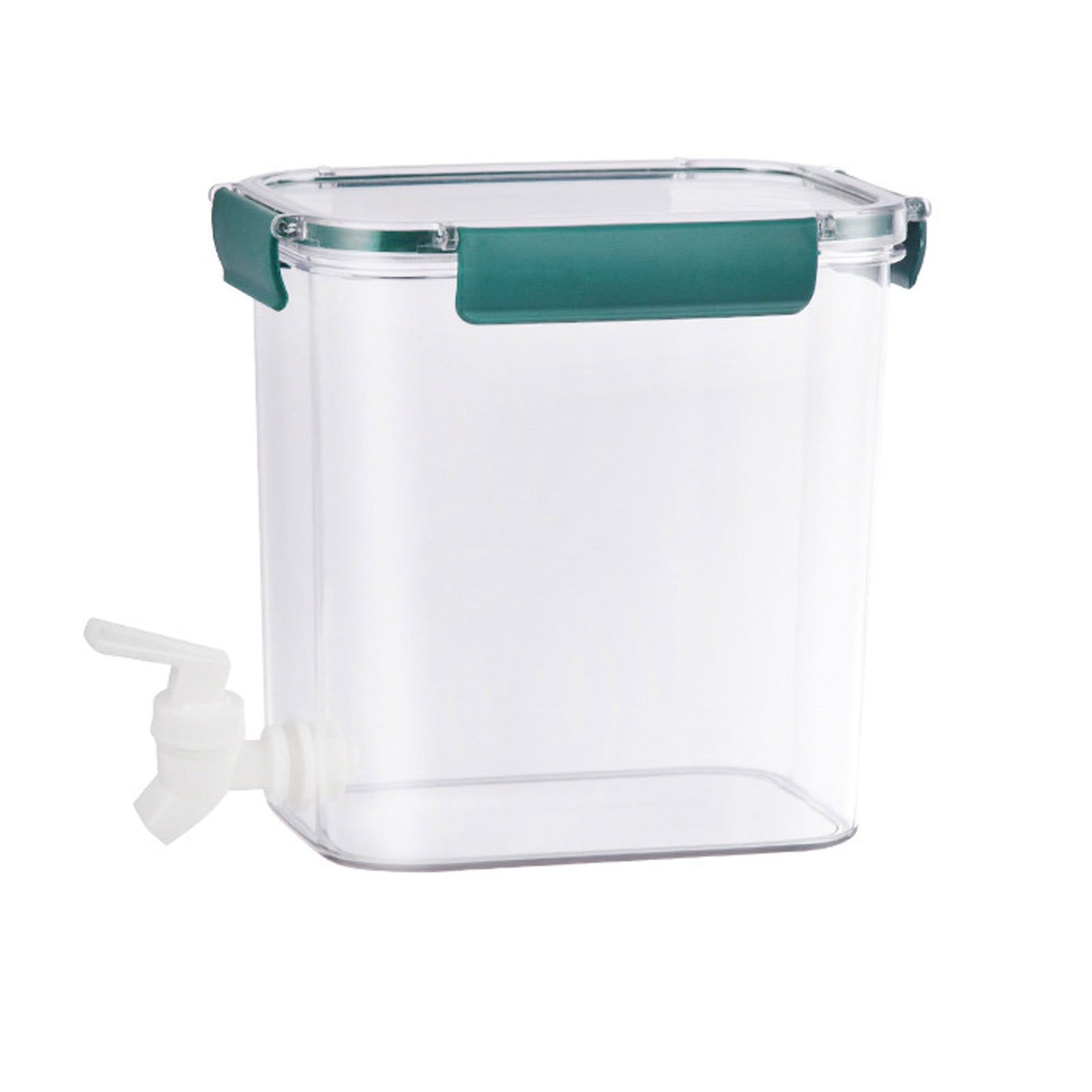 JIEU Beverage Dispenser with Tap & Lid Plastic Drink Dispenser for ...