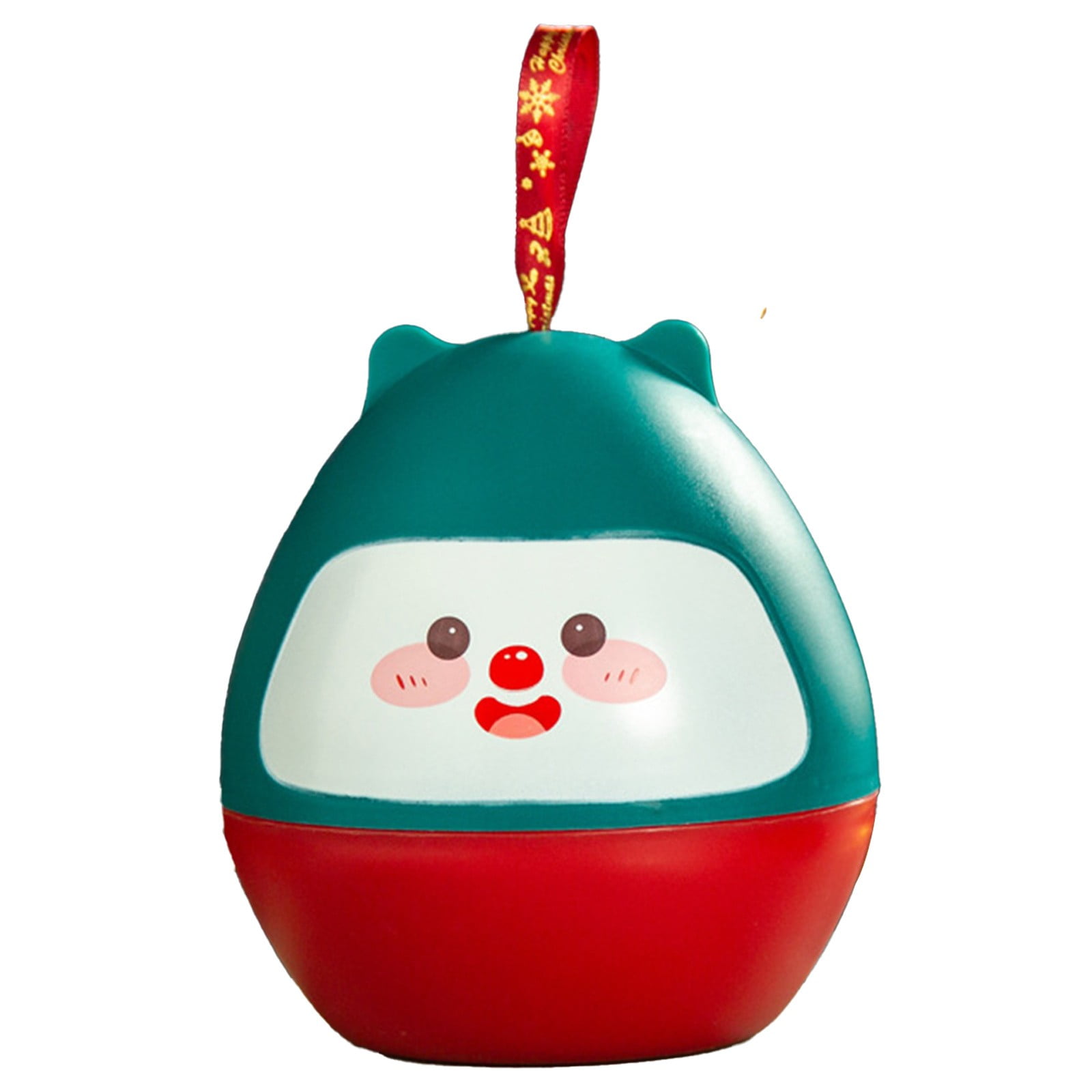 JIEU ‌Christmas Snowman & Panda Storage Box Festive PP Plastic ...