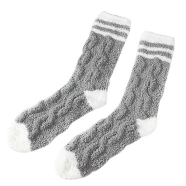 5 Pairs Fuzzy Socks for Women Soft Cozy Winter Warm Socks Fluffy Socks ...