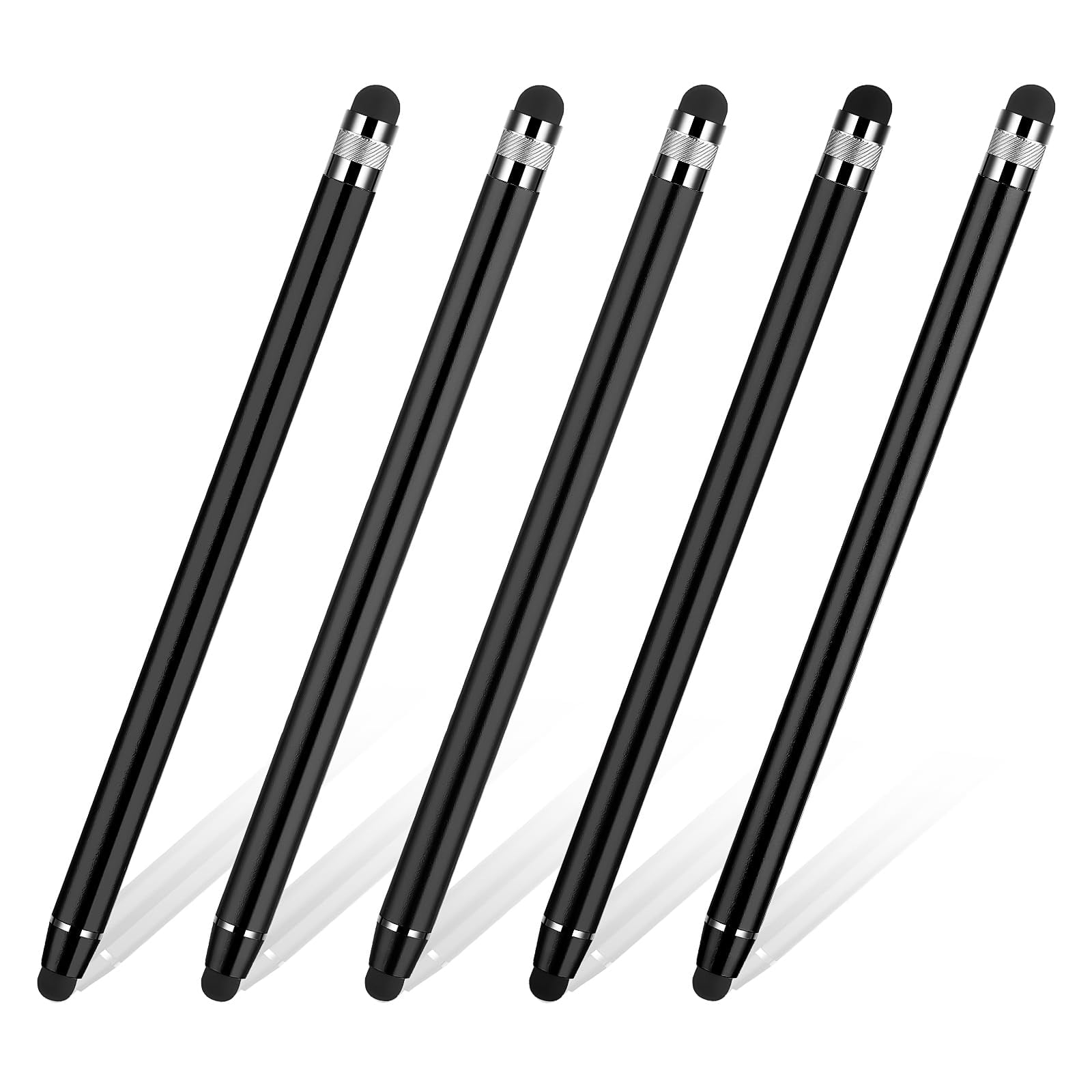 JIEYAO 5 Pack Dual-end Stylus Pens for Touch Screens, High Sensitivity ...