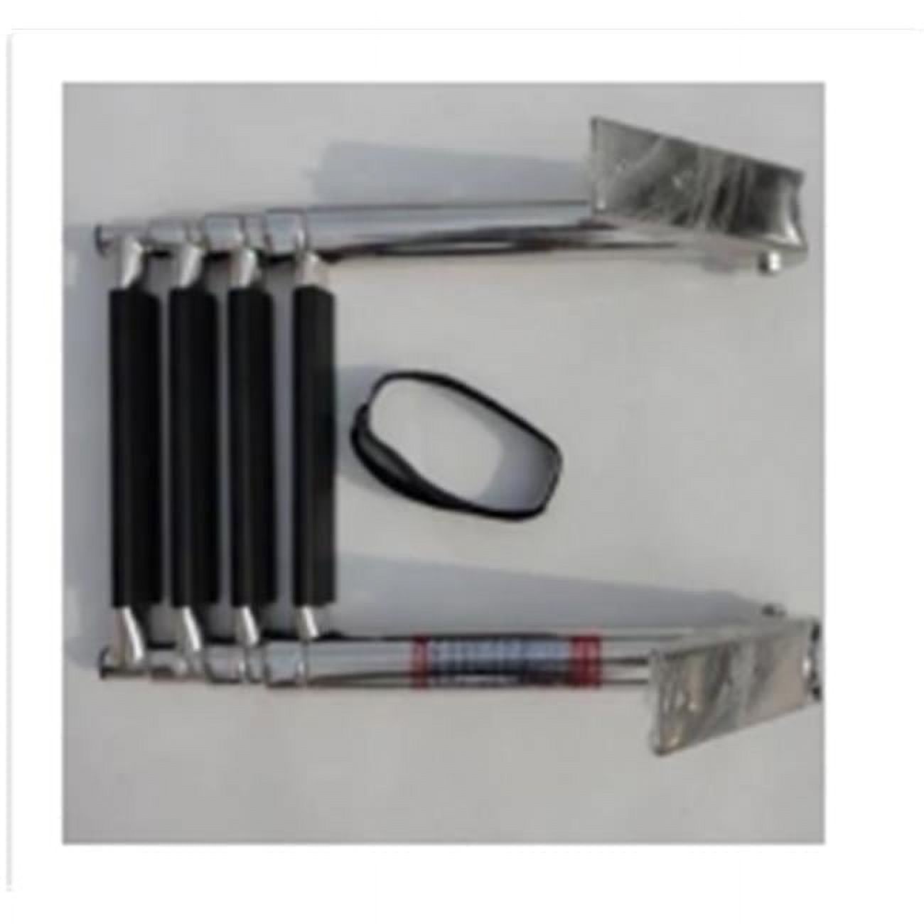 JIF Marine 4-Step I/O Transom Platform w/2 Arms SS 316 Telescoping Top ...