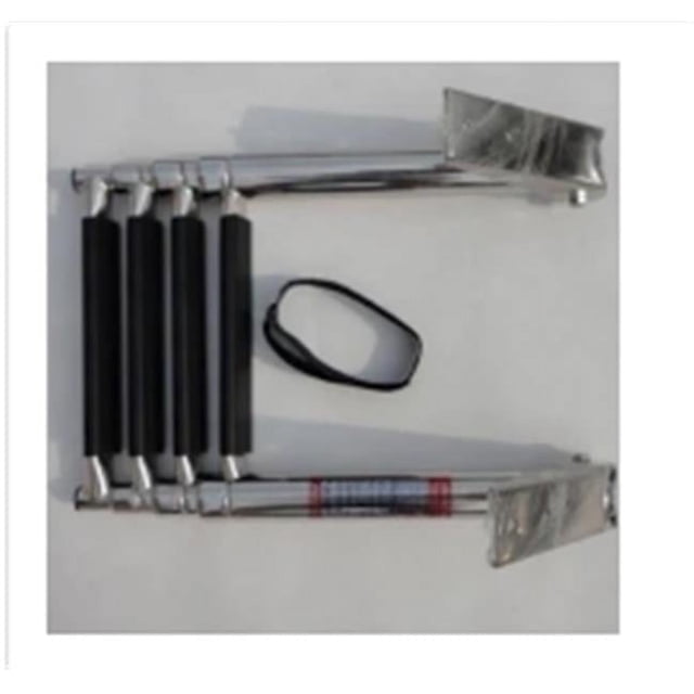 JIF Marine 4-Step I/O Transom Platform w/2 Arms SS 316 Telescoping Top ...