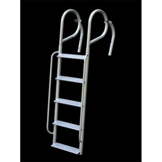 JIF Marine IDR7 7 Step Swing Ladder with Wide Anodized - Walmart.com