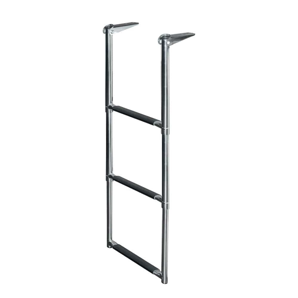 JIF Marine DMX3 3-Step Telescoping Stainless Steel Drop Ladder ...