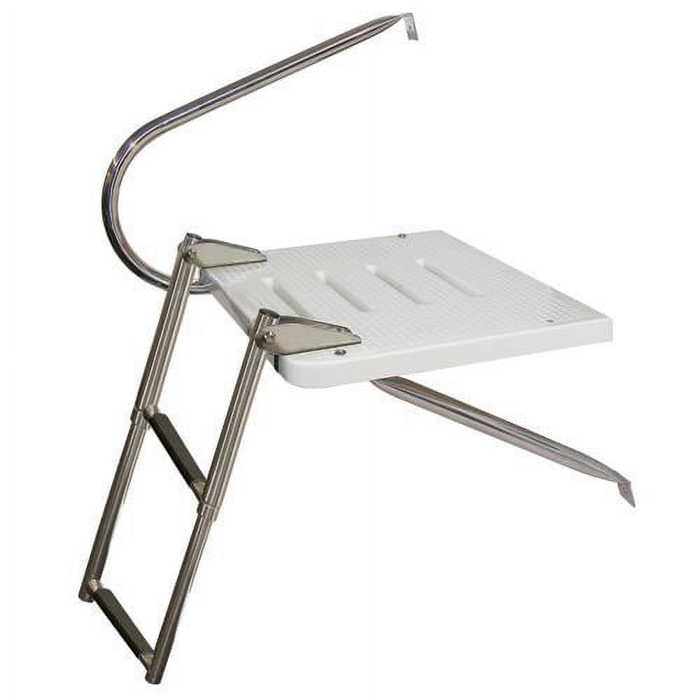 JIF Marine EKU1 O/B Transom Platform with One Stainless Steel 316 Arm ...