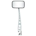 JIF Marine Boat Rear View Glass, FDP Pontoon Mirror 4.5" x 8", Convex ...