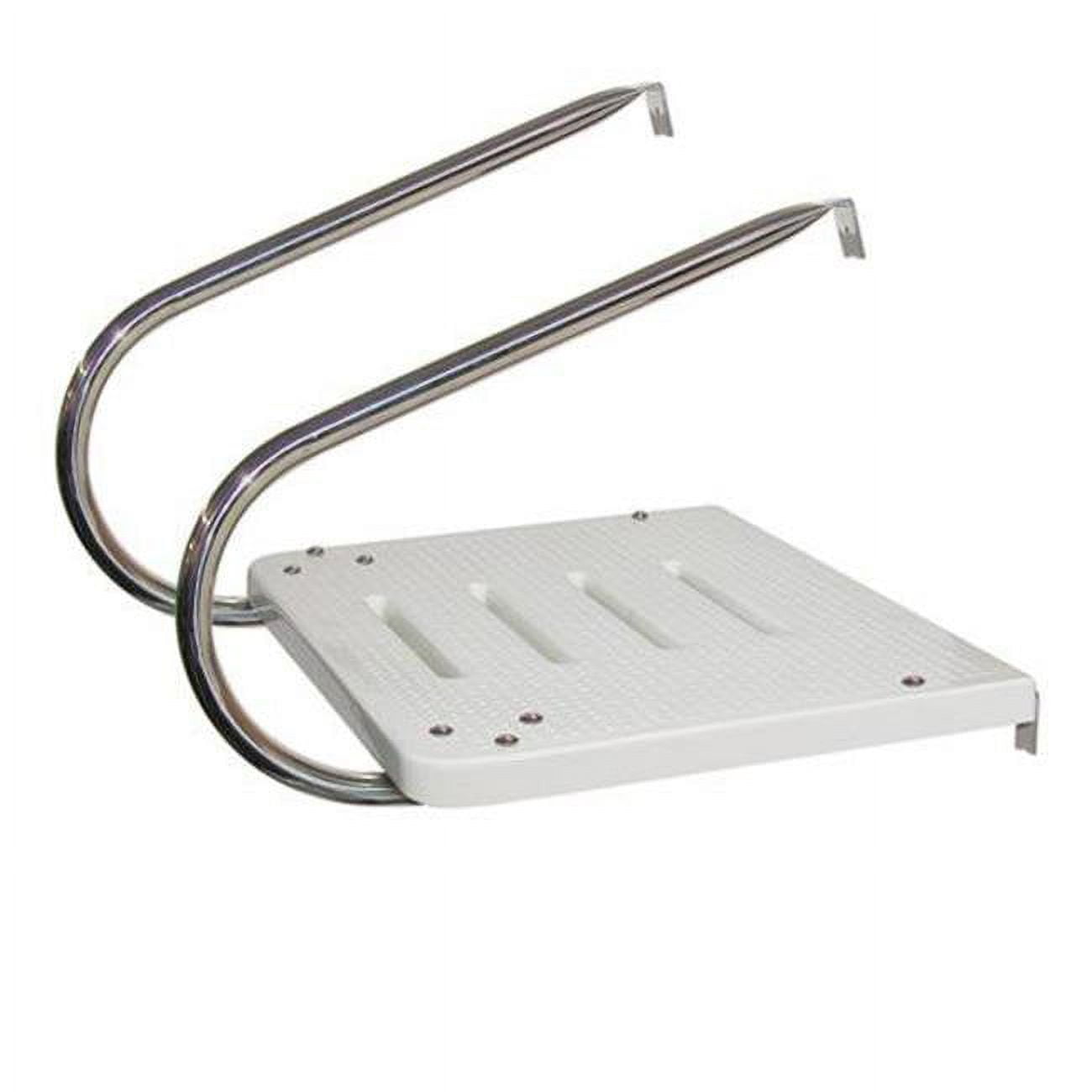 JIF Marine I/O Transom Platform No Ladder w/2 Arms Stainless 316 Boat ...