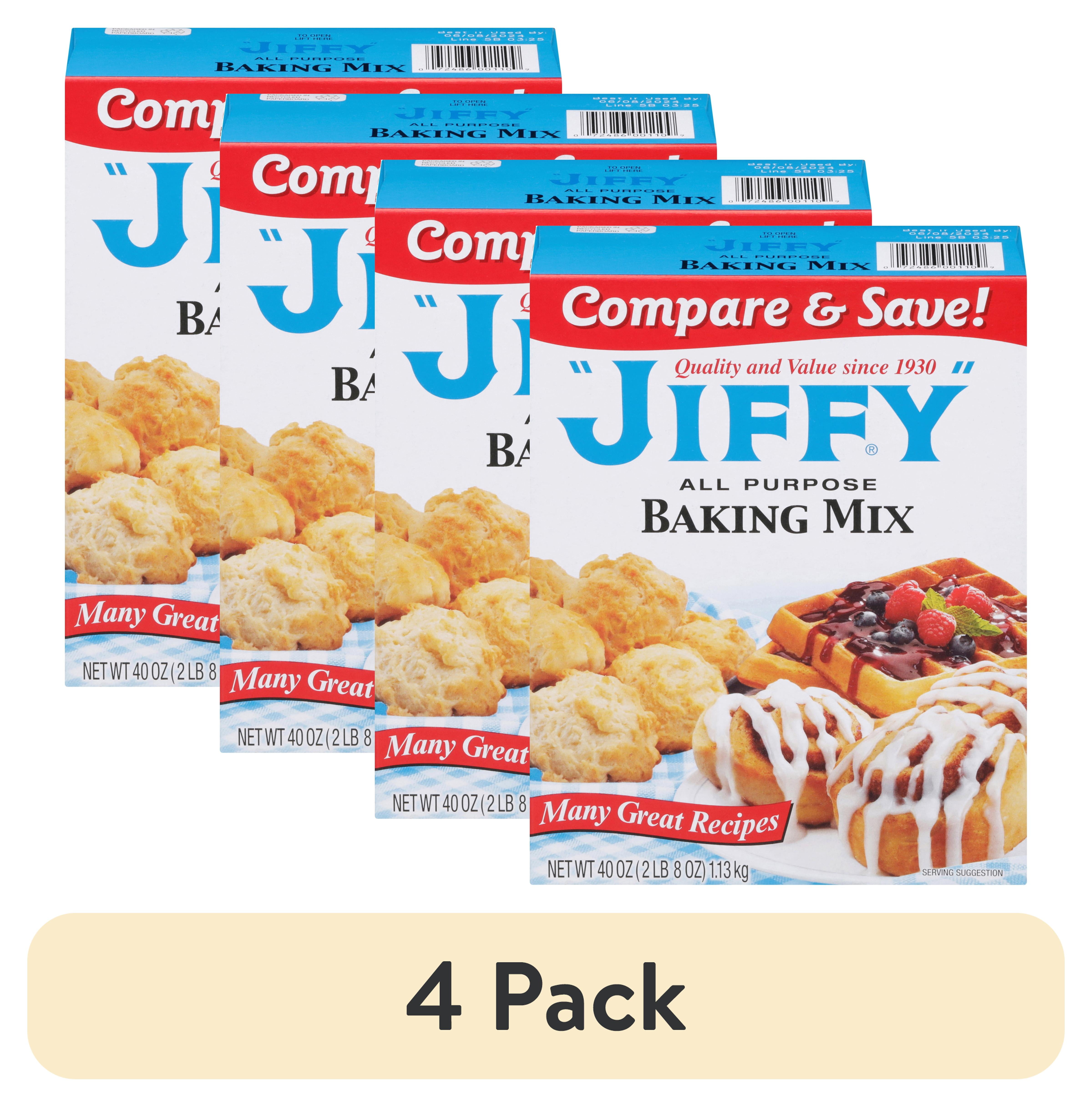 (4 pack) JIFFY All Purpose Baking Mix, 40 oz - Walmart.com
