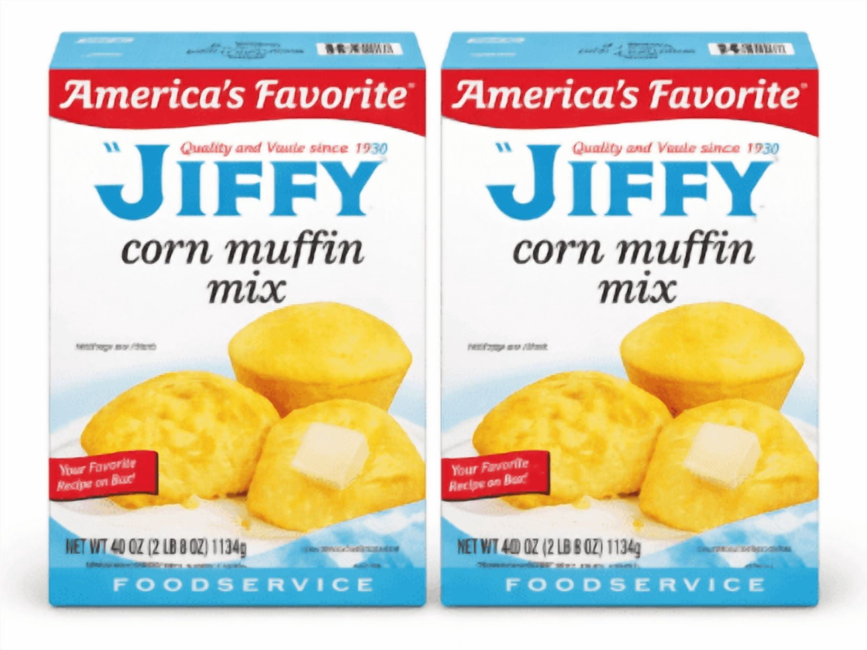 Jiffy Corn Muffin Mix 40 oz Pack of 2, Just Add Egg and Milk - Walmart.com