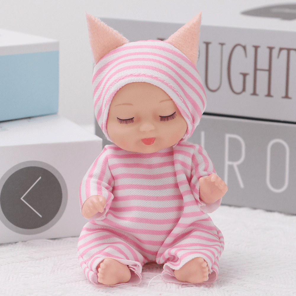 JIFON Reborn Baby Dolls 4.3" Realistic Newborn Baby Dolls with Cute ...