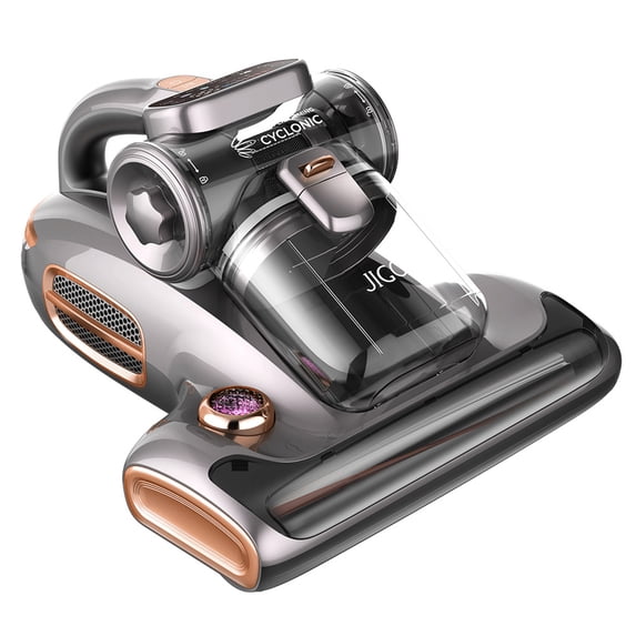 JIGOO T600 Bed Mattress Vacuum Cleaner Grey US Plug Dual Cup 99.99% ...