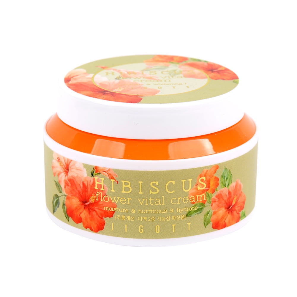 [JIGOTT] Hibiscus Flower Vital Cream 100ml, Resilient Skin, Nurturing ...