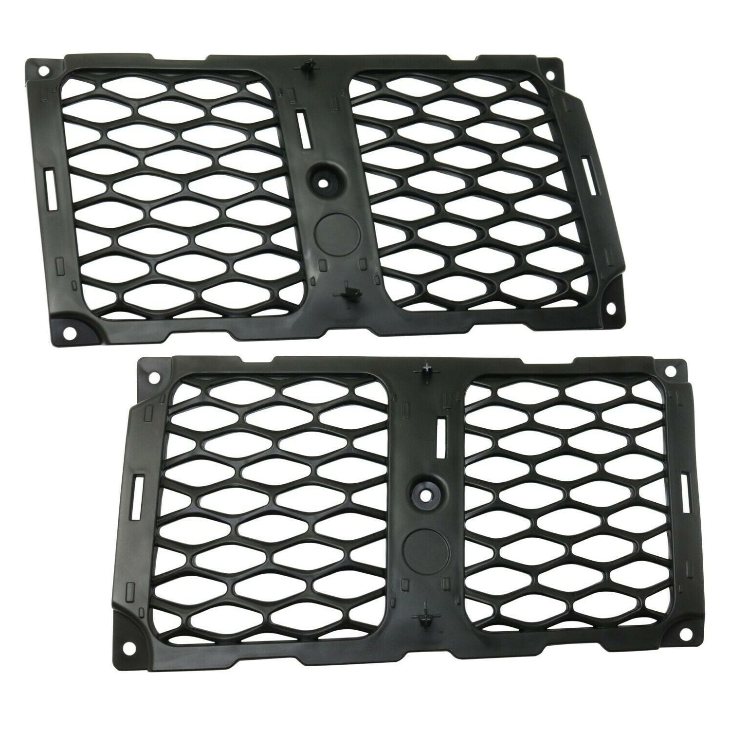 JIJIGUA 2pcs Grille Assembly Driver Passenger Side with Honeycomb Mesh ...