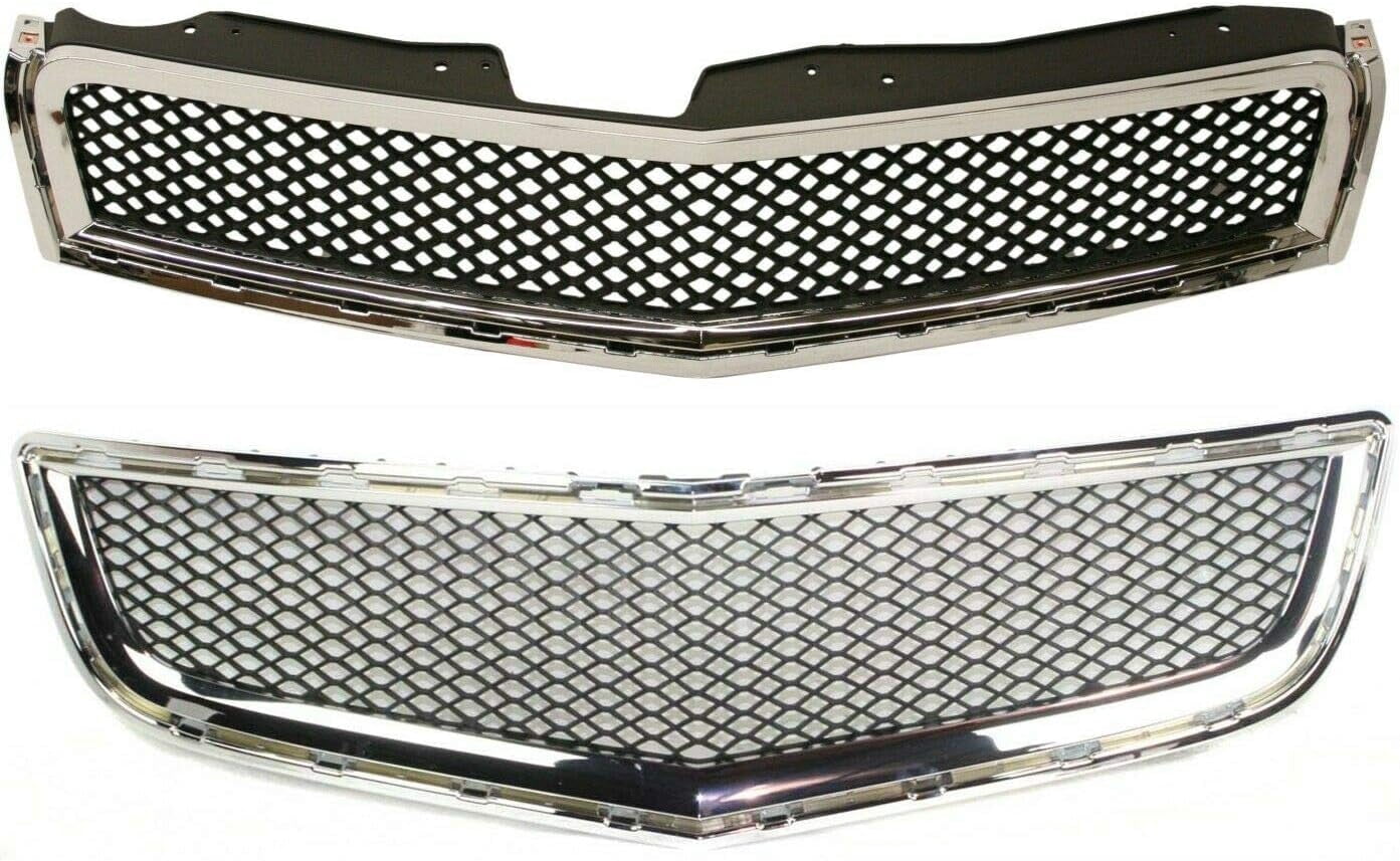 JIJIGUA 2pcs Grille Assembly Upper Side Without Emblem Provision ...