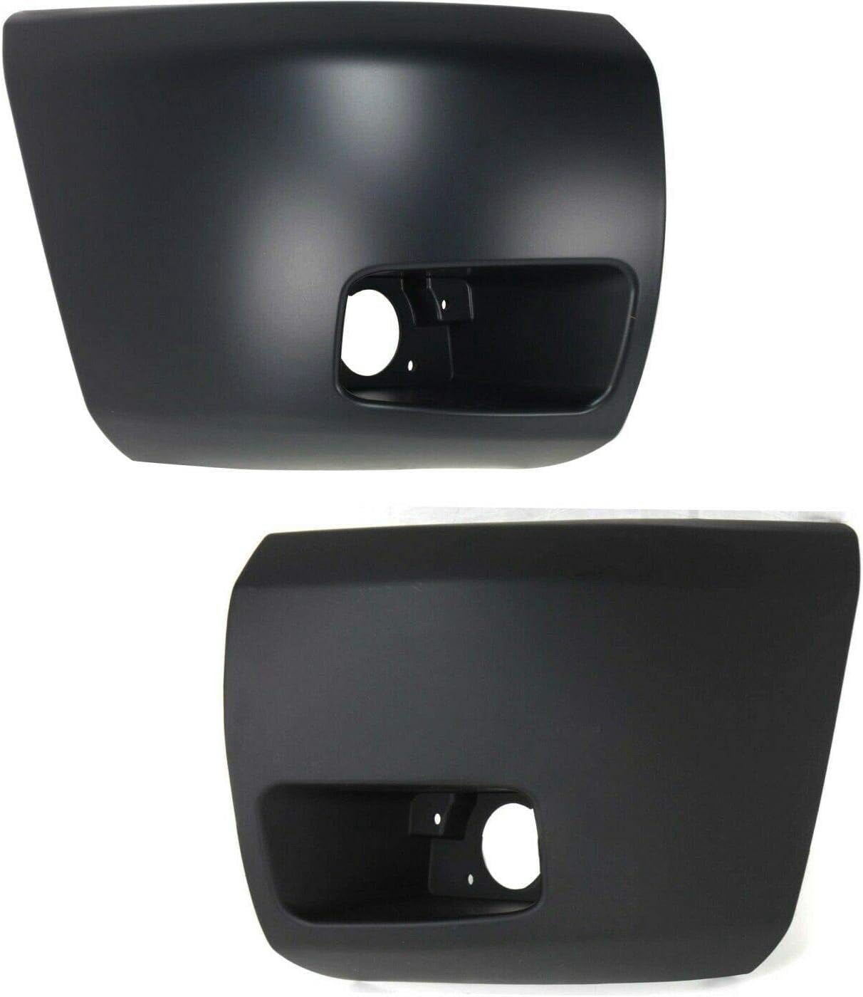 JIJIGUA Bumper End Caps Set for Chevy for Silverado 1500 2007-2013 Crew ...