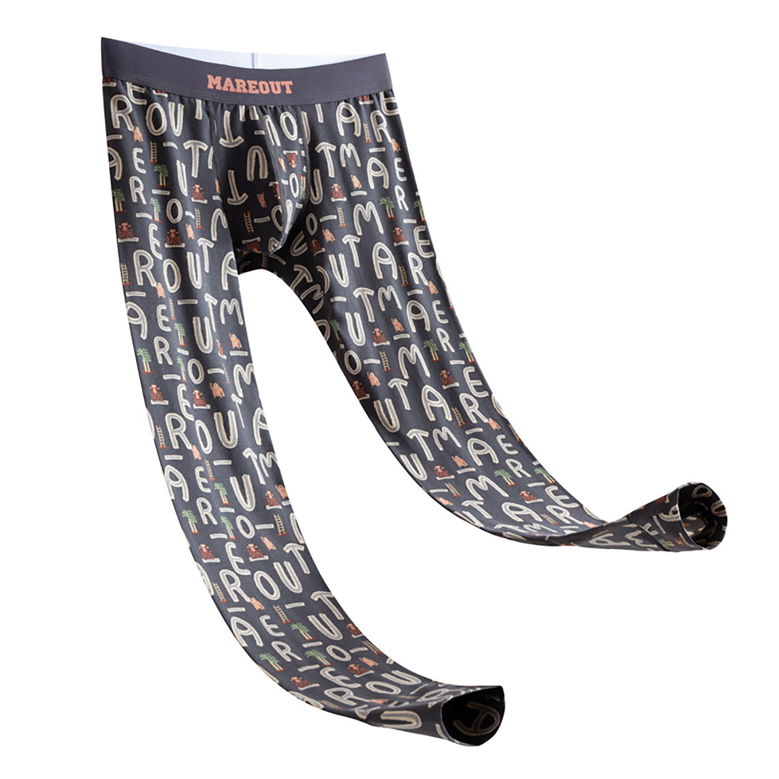 JIKNTTR Men's Thermal Bottoms Long Johns Camouflage Underwear Bottom ...