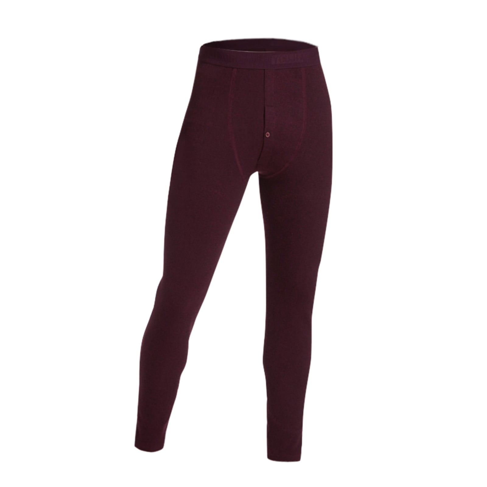 JIKNTTR Mens Bottom Pants Men's Autumn Winter Base Layer Heating Knee ...