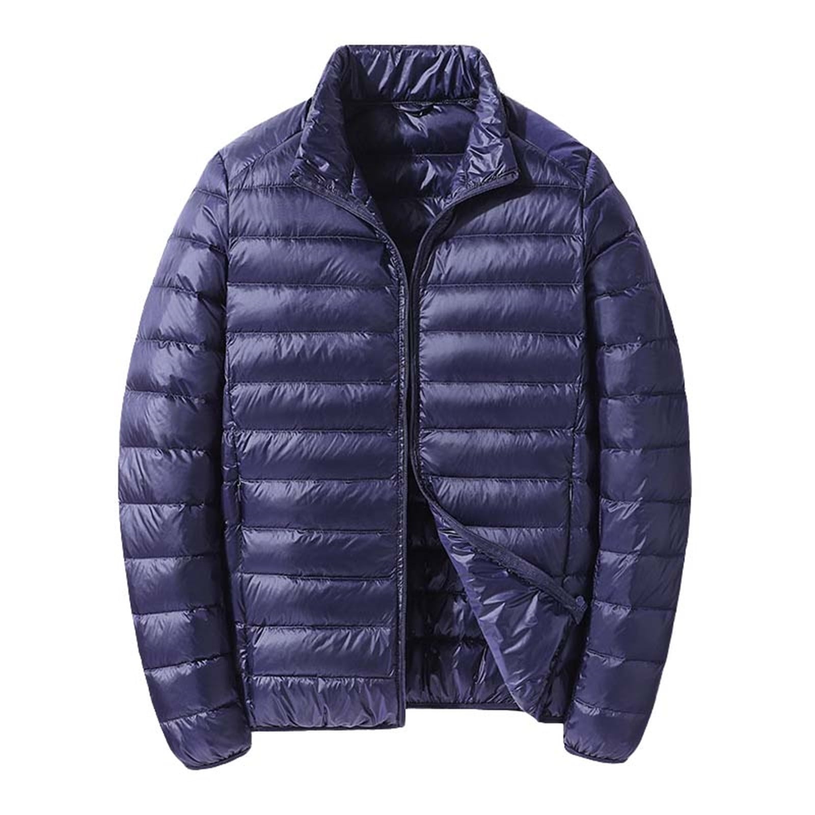 JIKNTTR Mens Lightweight Packable Puffer Jacket Lightweight Puffer Down ...
