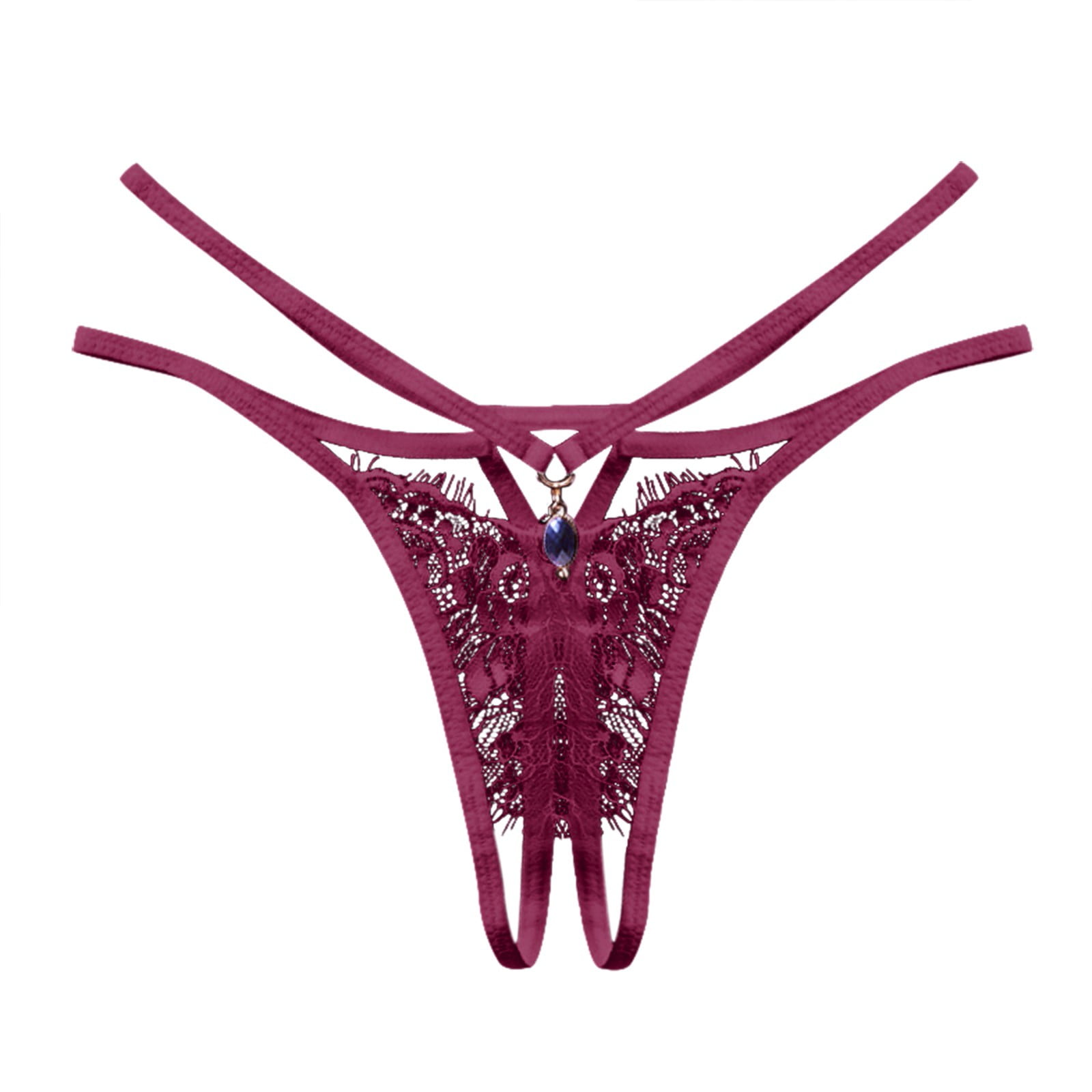 JIKNTTR Sexy G-String Thongs For Women Lace Sexy Thongs Lace Panties ...