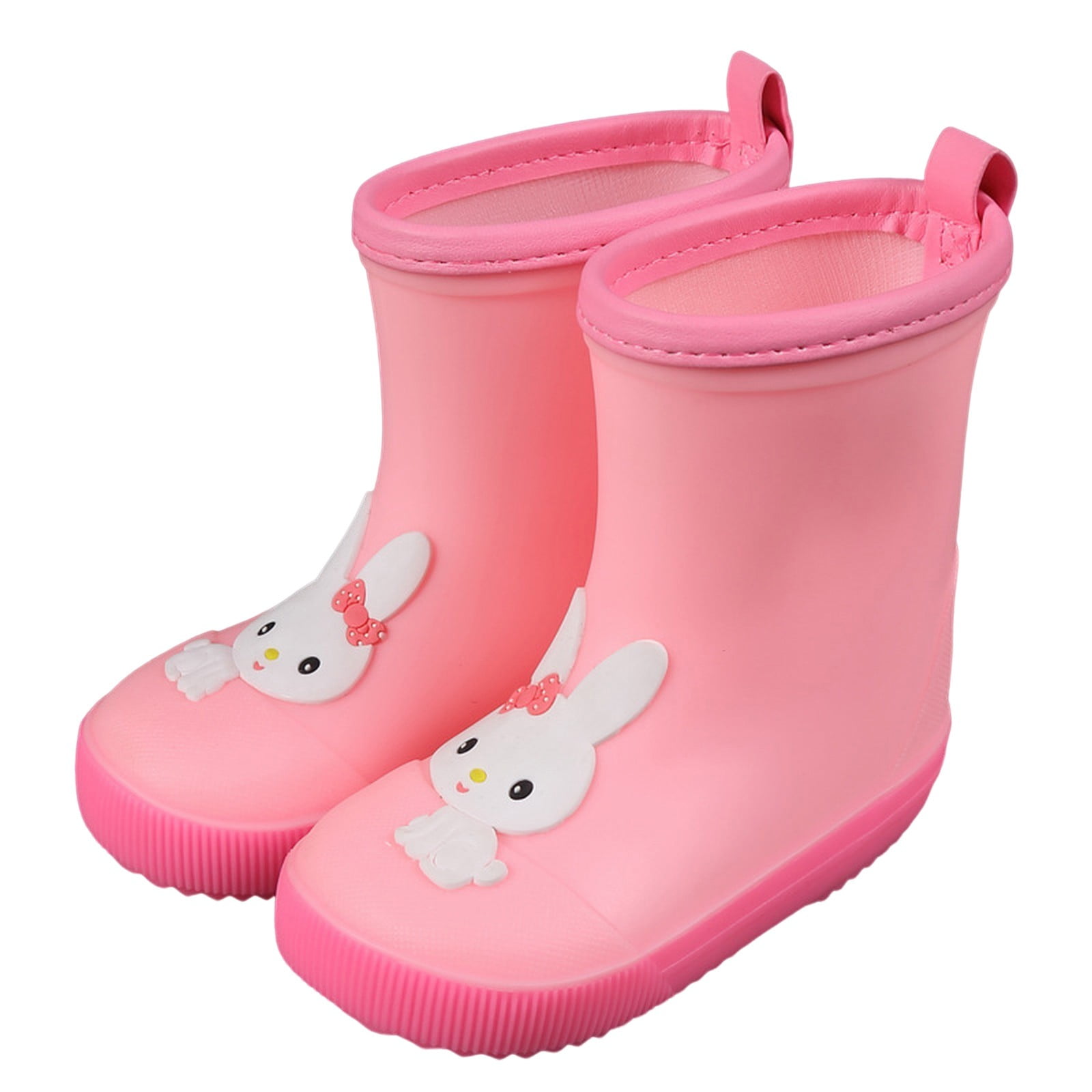 JIKNTTR Toddler Rain Boots Baby Rain Boots Rabbit Cartoon Character ...