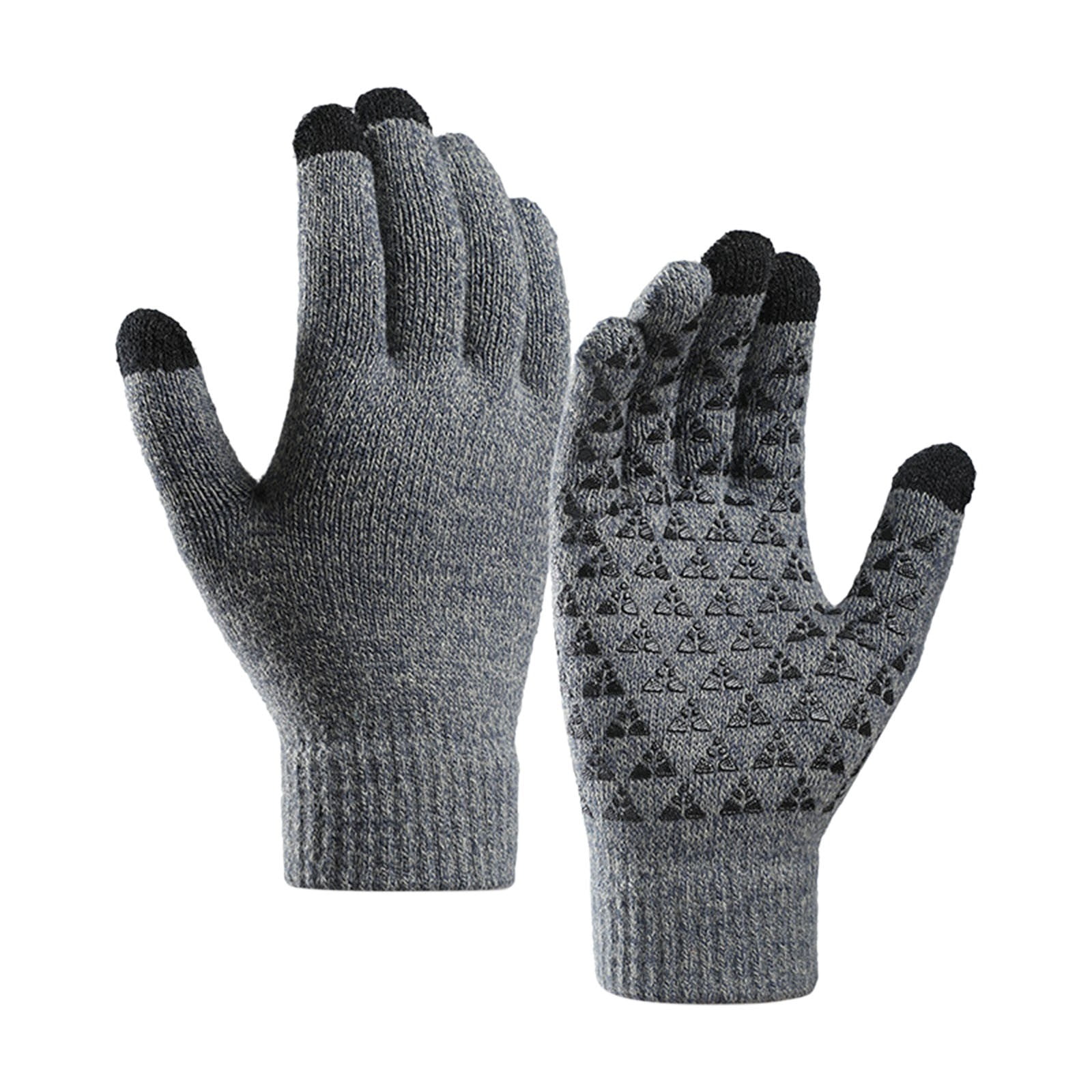 JIKNTTR Winter Gloves For Women Men Warm Touch Screen Friendly Thermal ...