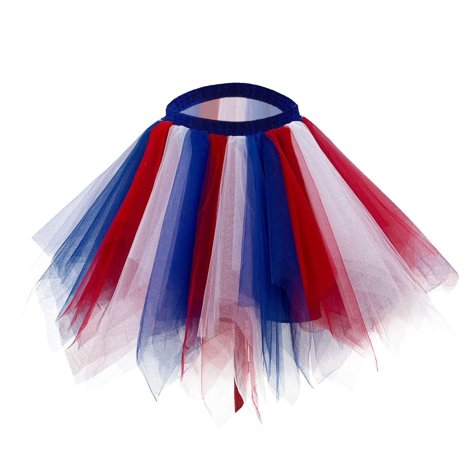 JIKNTTR Women Midi Skirt Fashion 4Th Of July Adult Women 80's Tutu ...