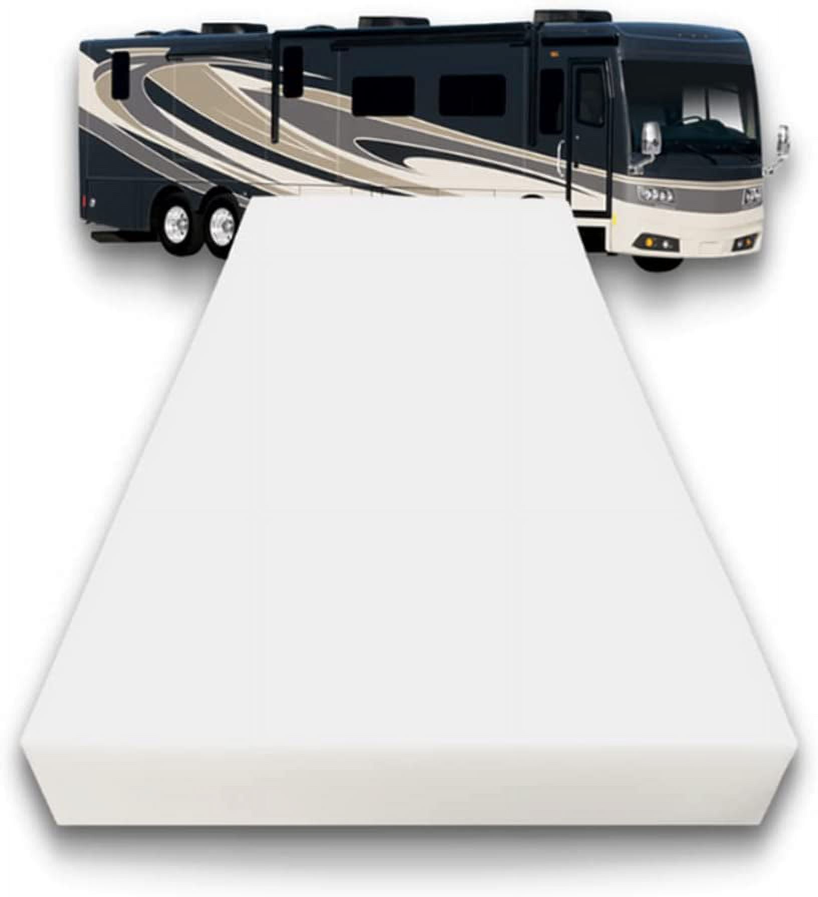 JIKUETWGTG 3-Inch Bunk Foam RV Mattress Replacement Medium Firm Comfort ...