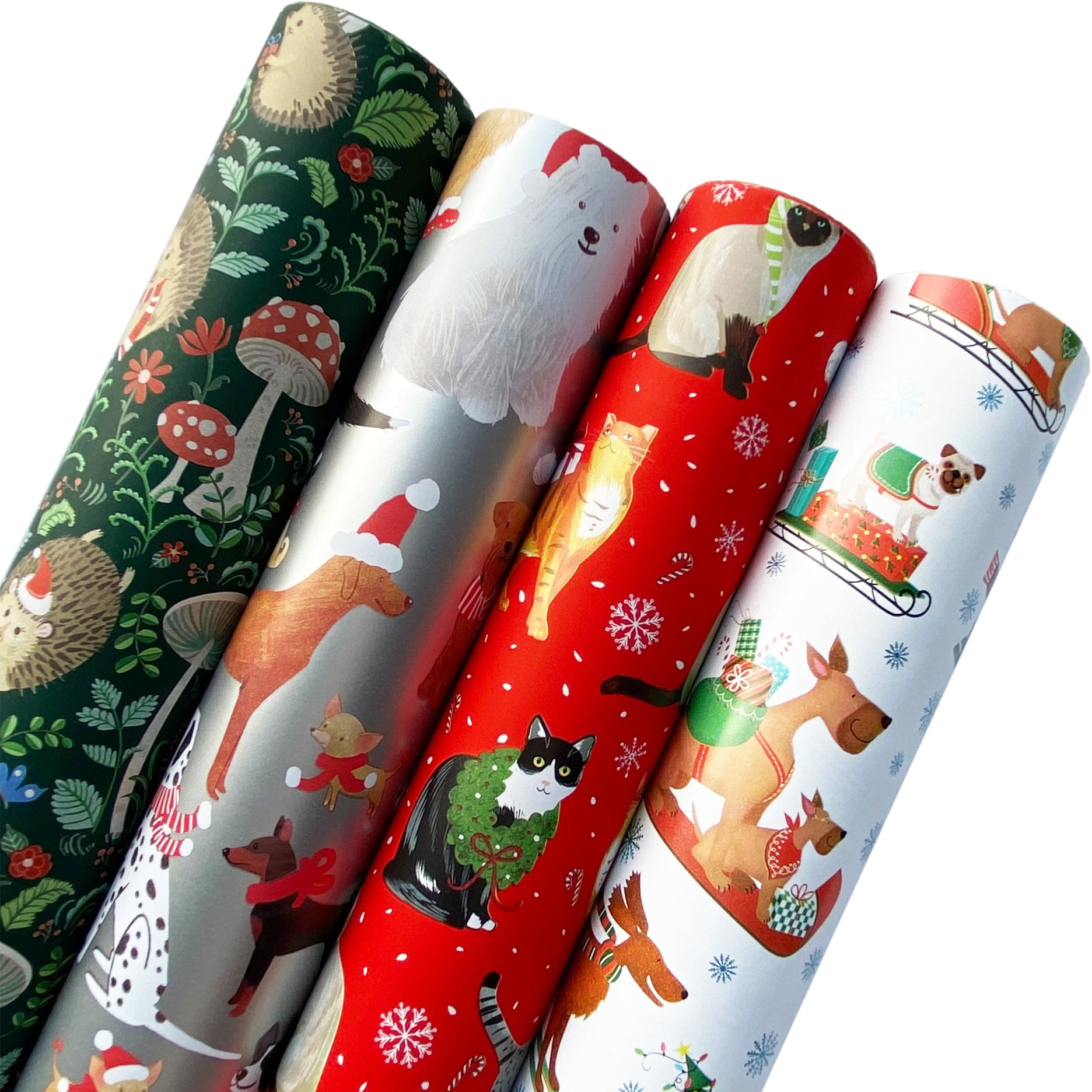 JILLSON & ROBERTS Kids Christmas Wrapping Paper Roll Bundle (25 sq ft ...