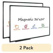 Large Magnetic Dry Erase Board with Aluminum Frame, 36 x 24, White ...