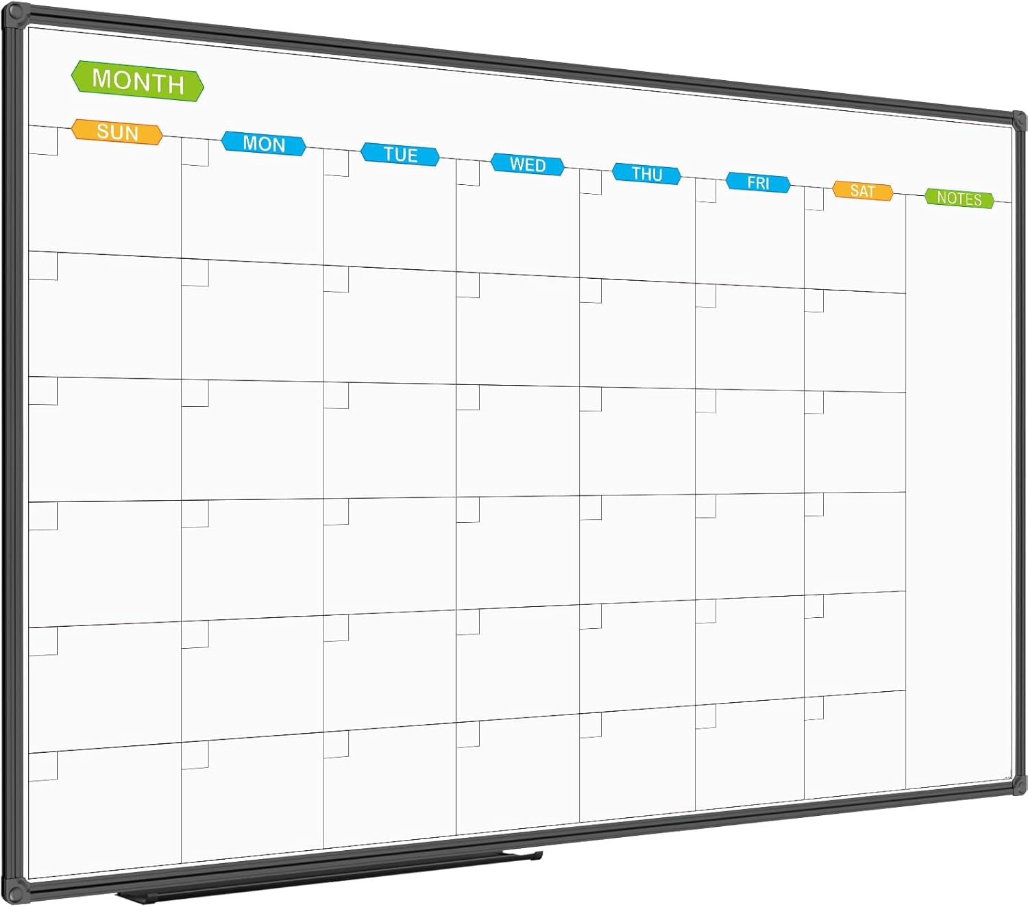 JILoffice Magnetic Dry Erase Planning Board, Grid Pattern White Board ...