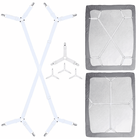 Adjustable Bed Sheet Straps