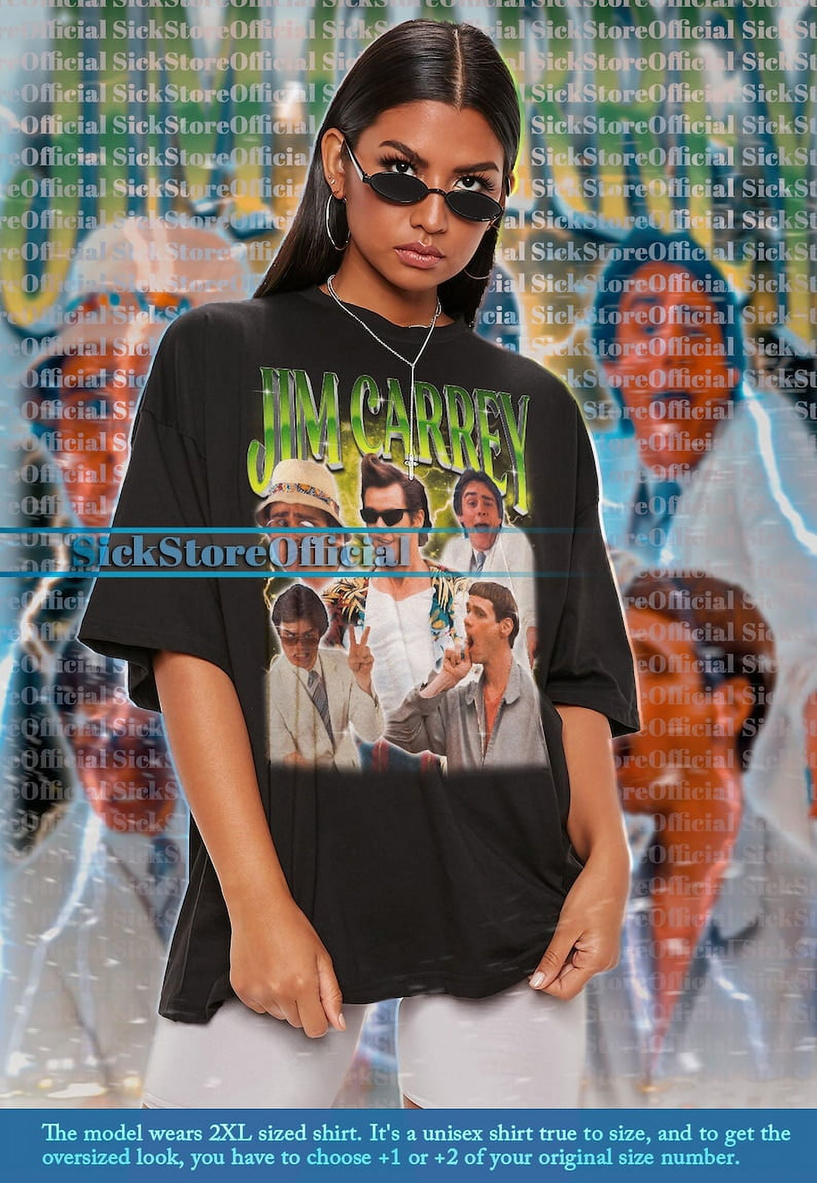 JIM CARREY Vintage Shirt, Jim Carrey Homage Tshirt, Jim Carrey Fan Tees ...