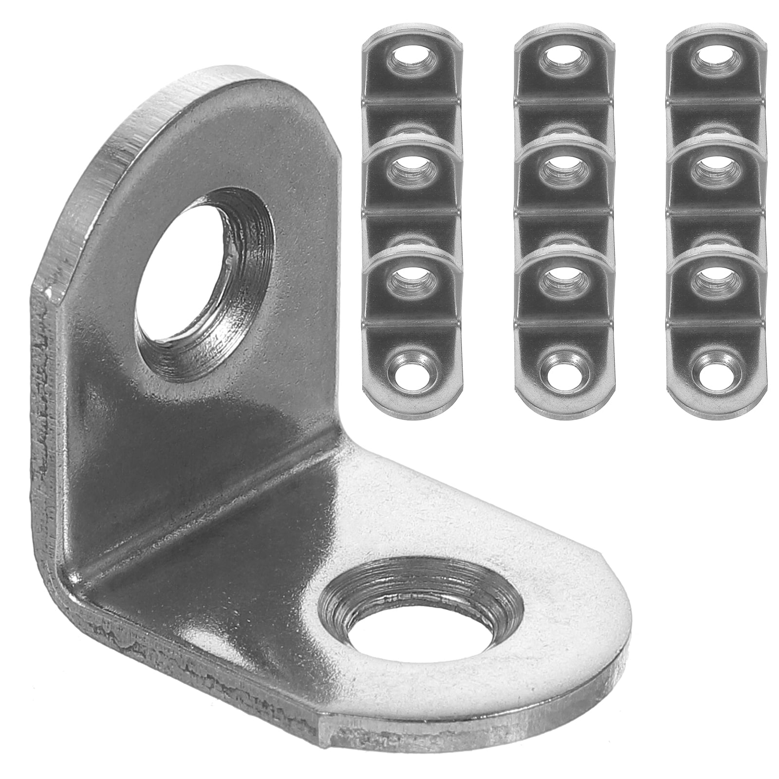 JIMING 10pcs L-shape Corner Brace Bracket Stainless Steel 90 Degree ...