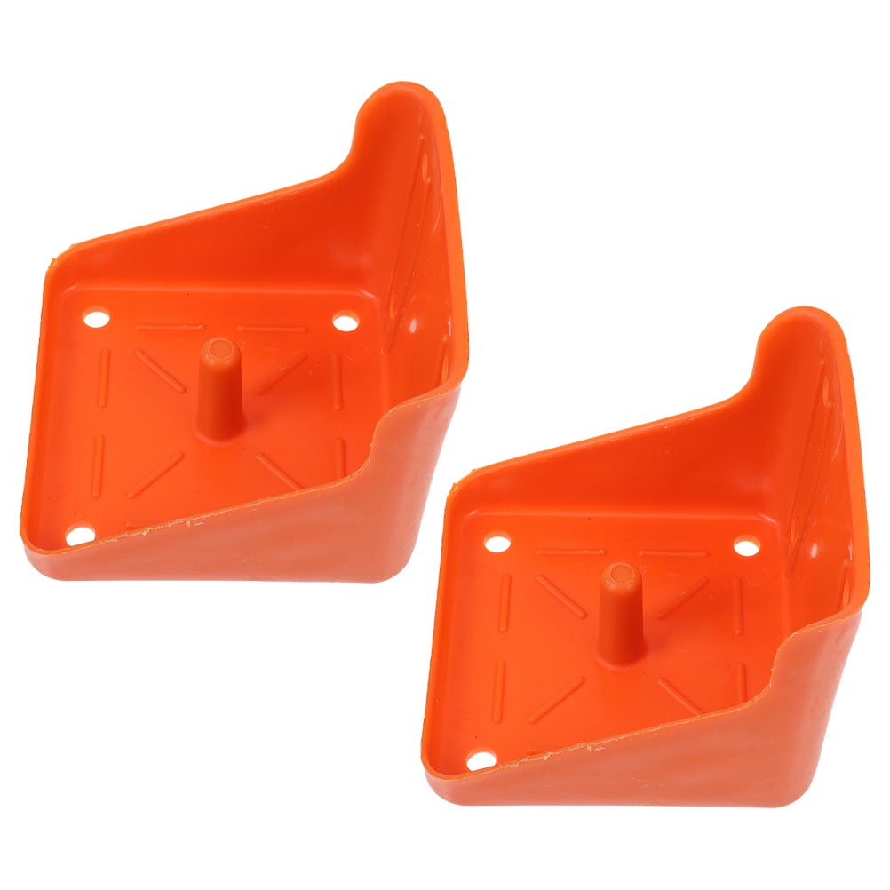 NICERIO Salt Lick Feeding Box Orange Pe 2Pcs 6.7X6.7X5.5In - Walmart.com