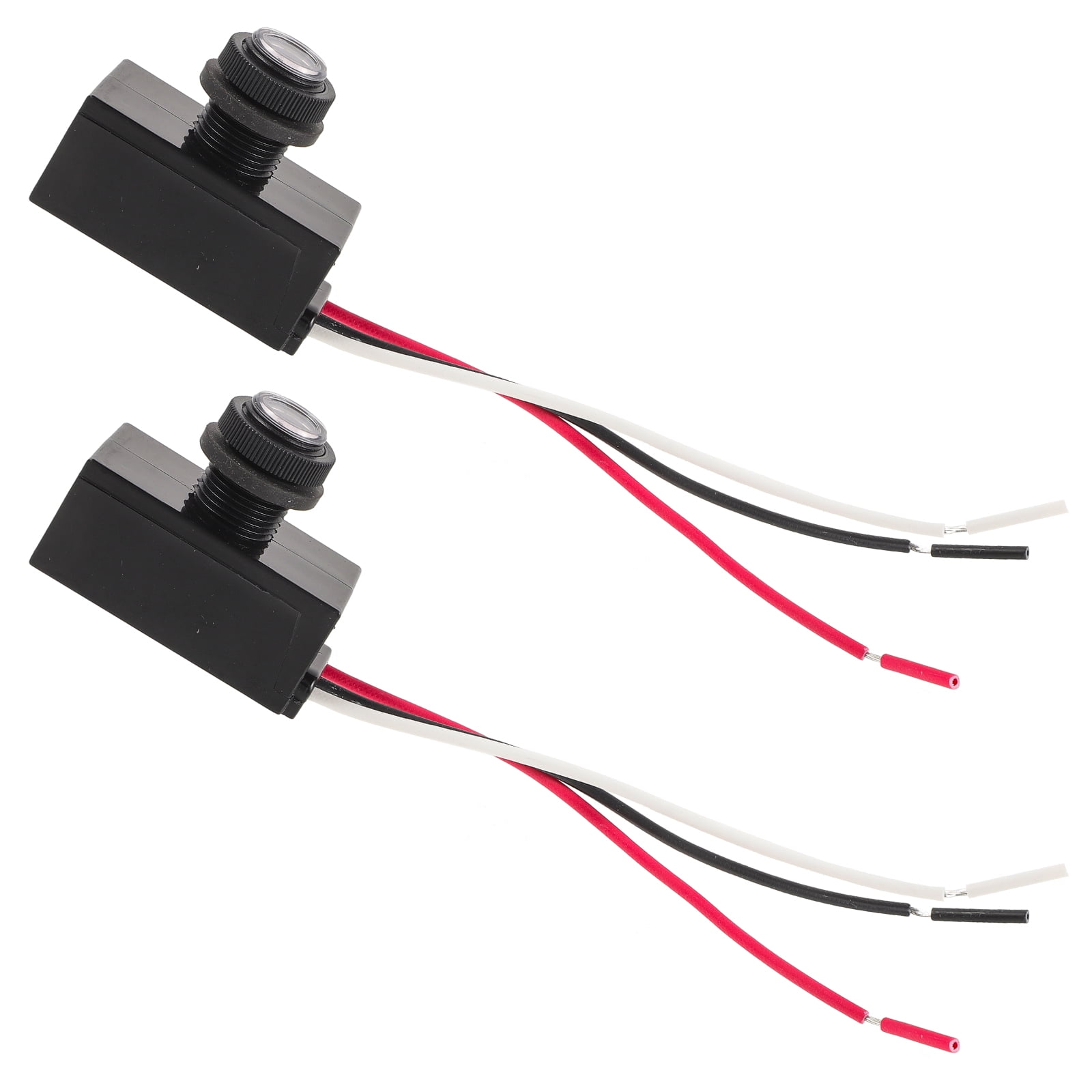JIMING 2pcs 120V Outdoor Hard-Wired Post Eye Light Control with ...