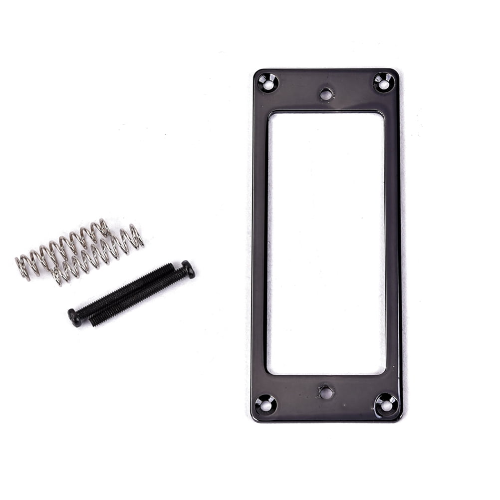 JIMING Full-size Flat Metal Humbucker Pickup Mounting Rings Frame ...