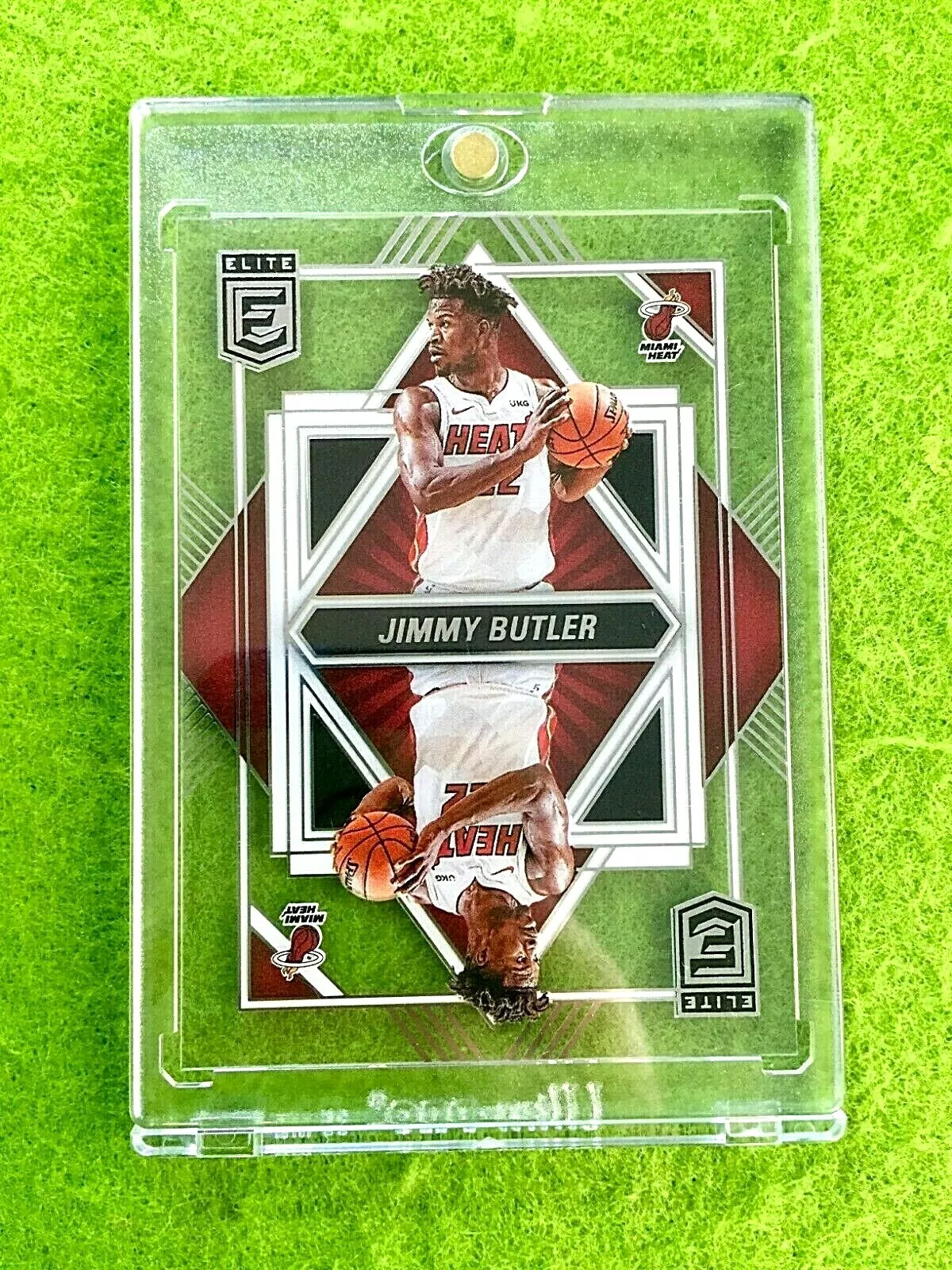 JIMMY BUTLER CLEAR CARD JERSEY #22 HEAT 2021-22 Donruss Elite DECK ...