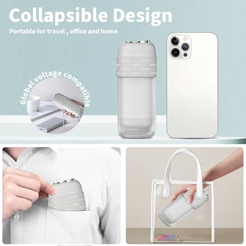 JIMOK Portable Water Flosser Mini Cordless Portable Oral Irrigator ...