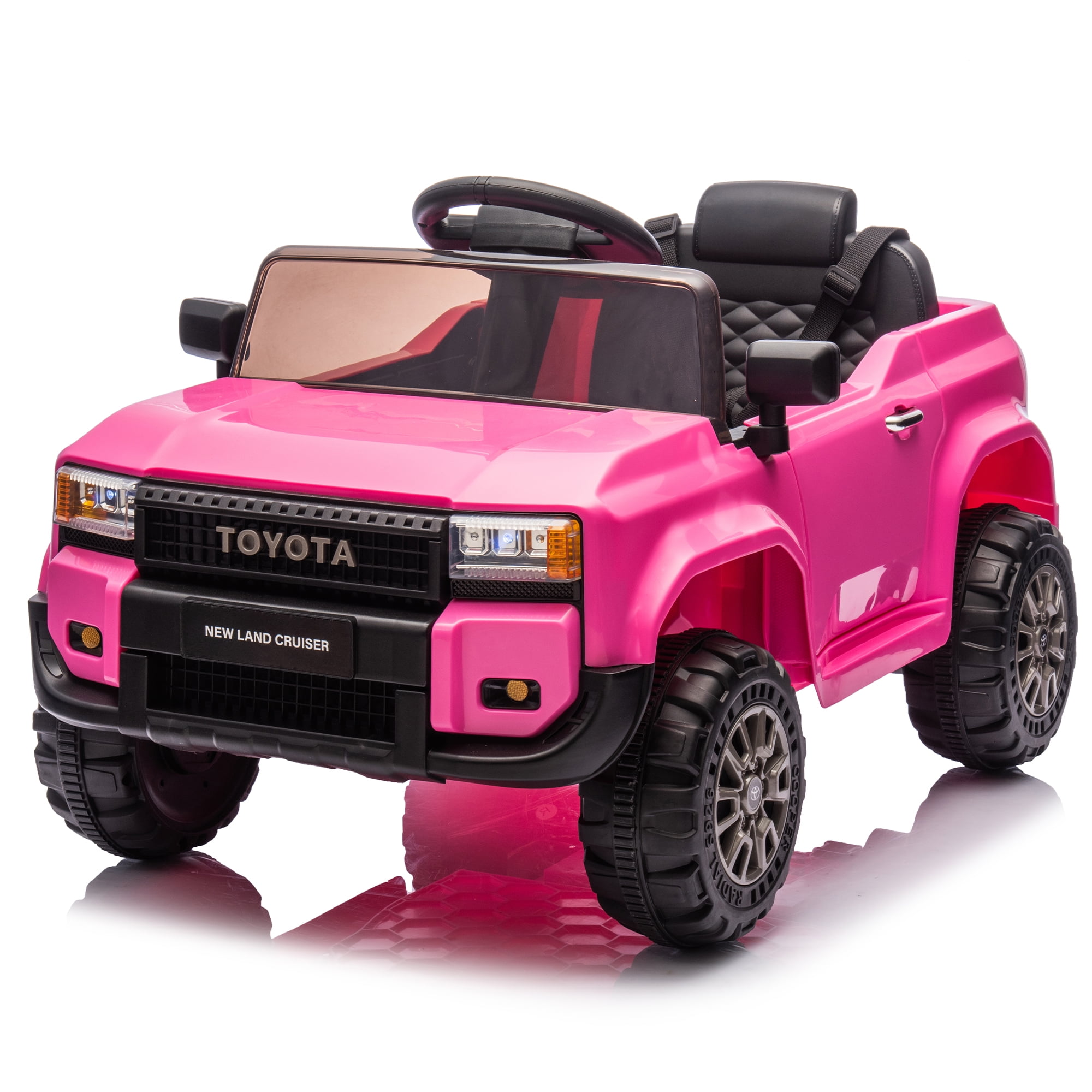 JIMUPARK 12V Electric Ride On Car, Licensed Toyota LC250 Ride On Truck ...