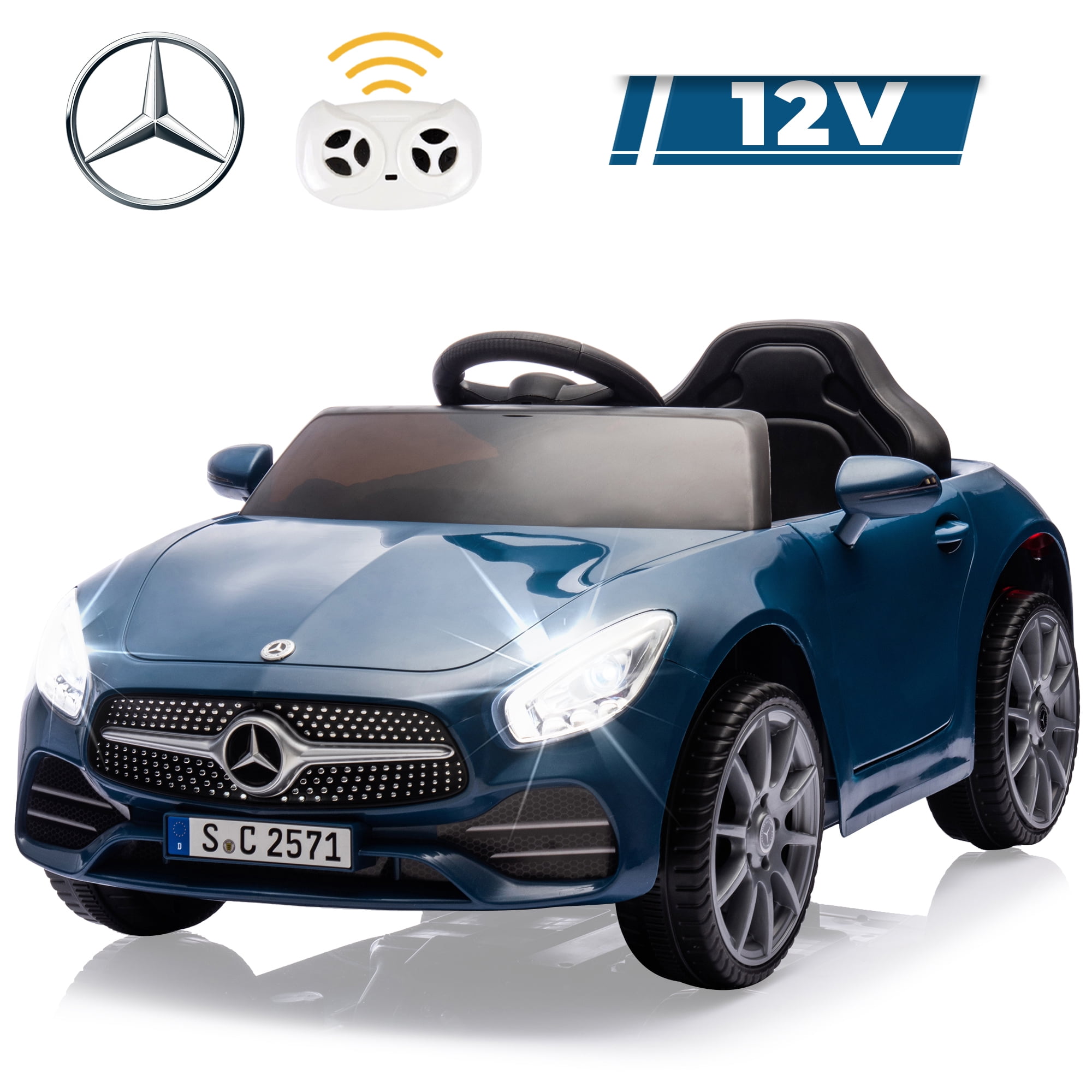JIMUPARK 12V Licensed Mercedes-Benz CLS 350 Kids Ride On w/Remote ...