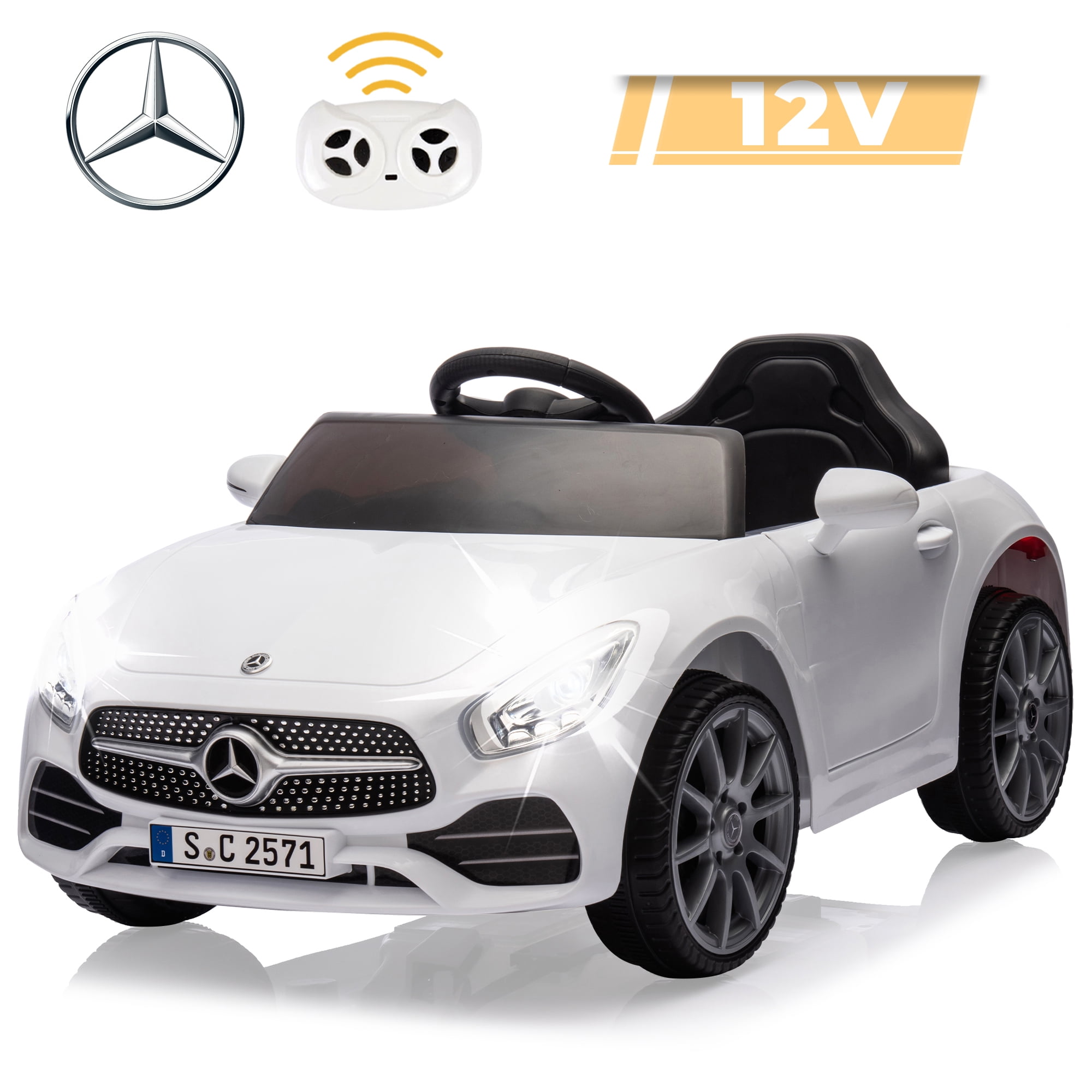 JIMUPARK 12V Licensed Mercedes-Benz CLS 350 Kids Ride On w/Remote ...
