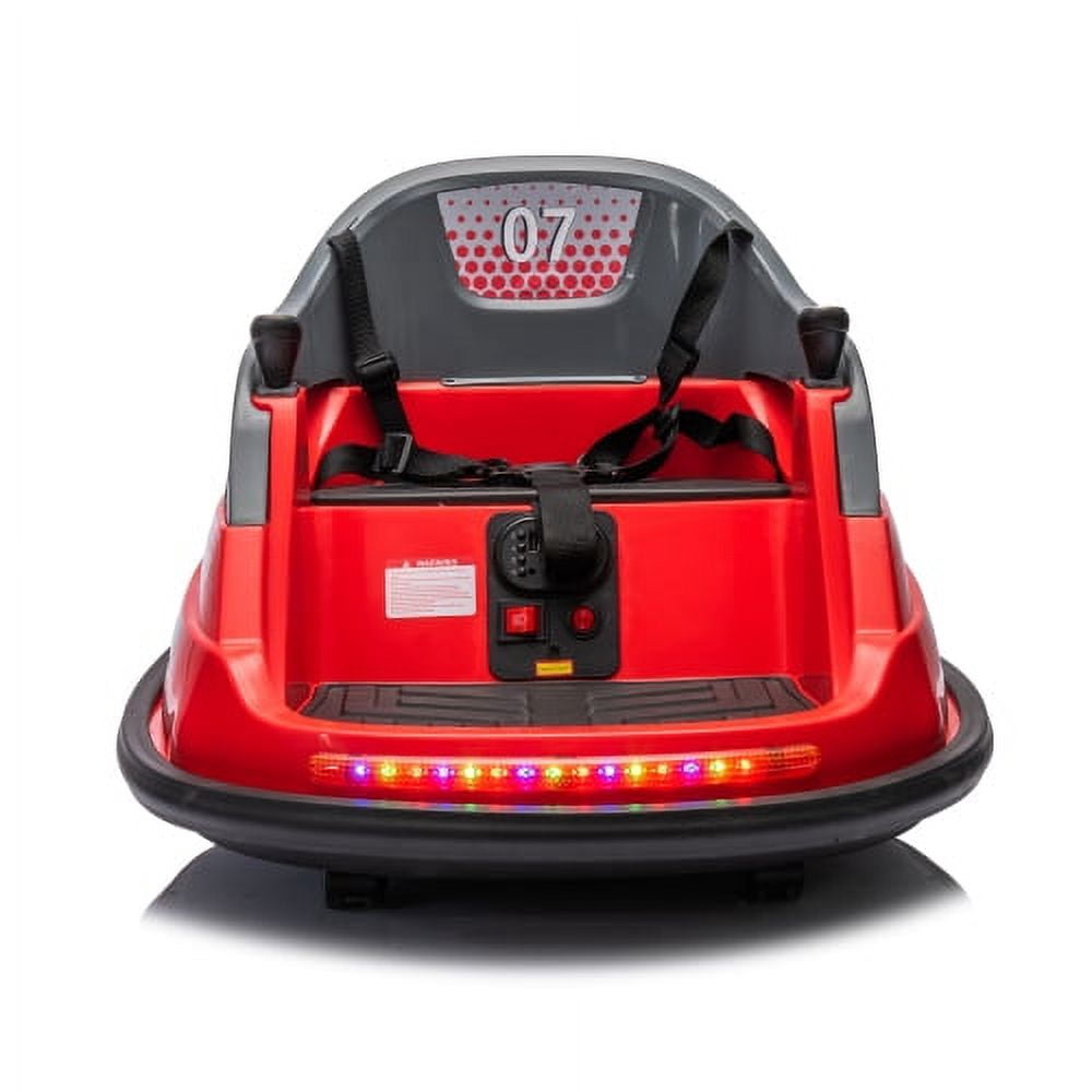 JIMUPARK 12V Ride on Bumper Car, Electric Bumper Car for Kids Toddlers ...