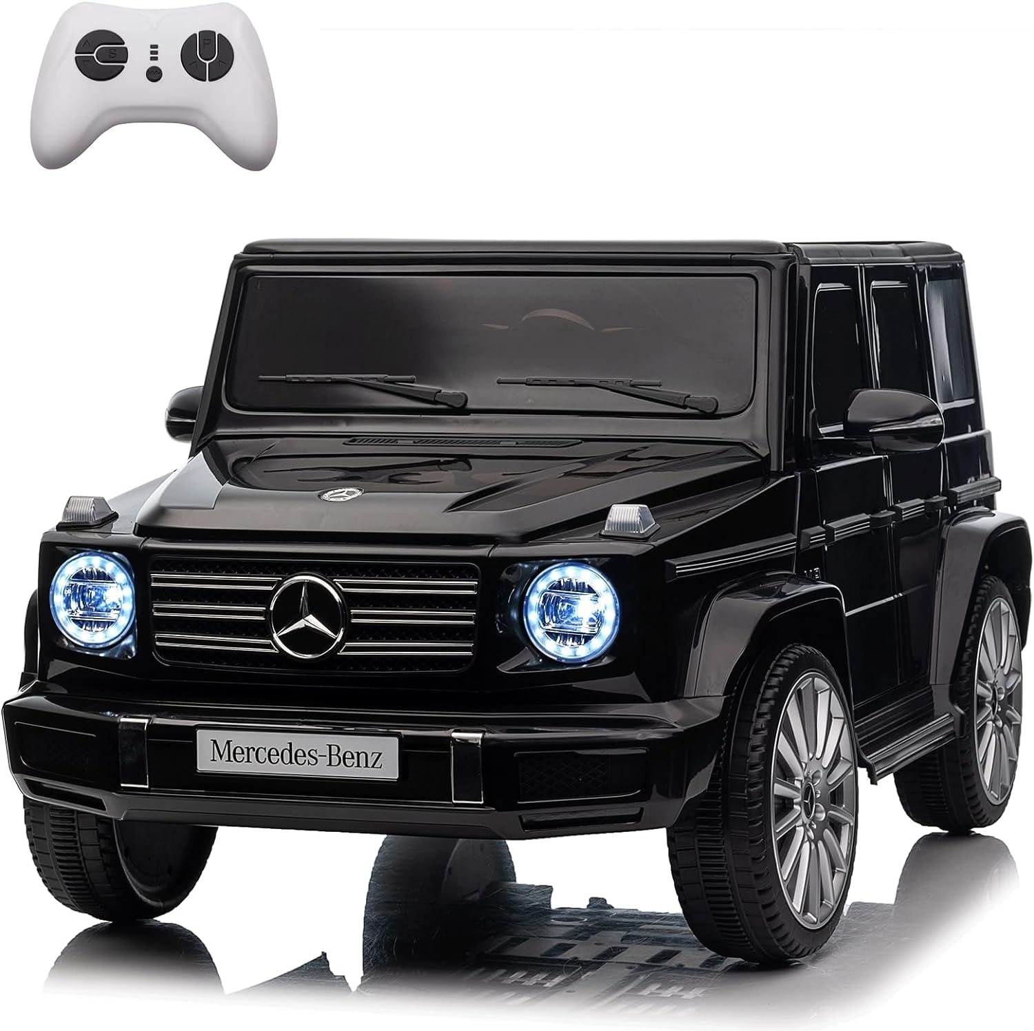 JIMUPARK 24V Kids Ride on Car, Licensed Mercedes-Benz G500 Electric Car ...